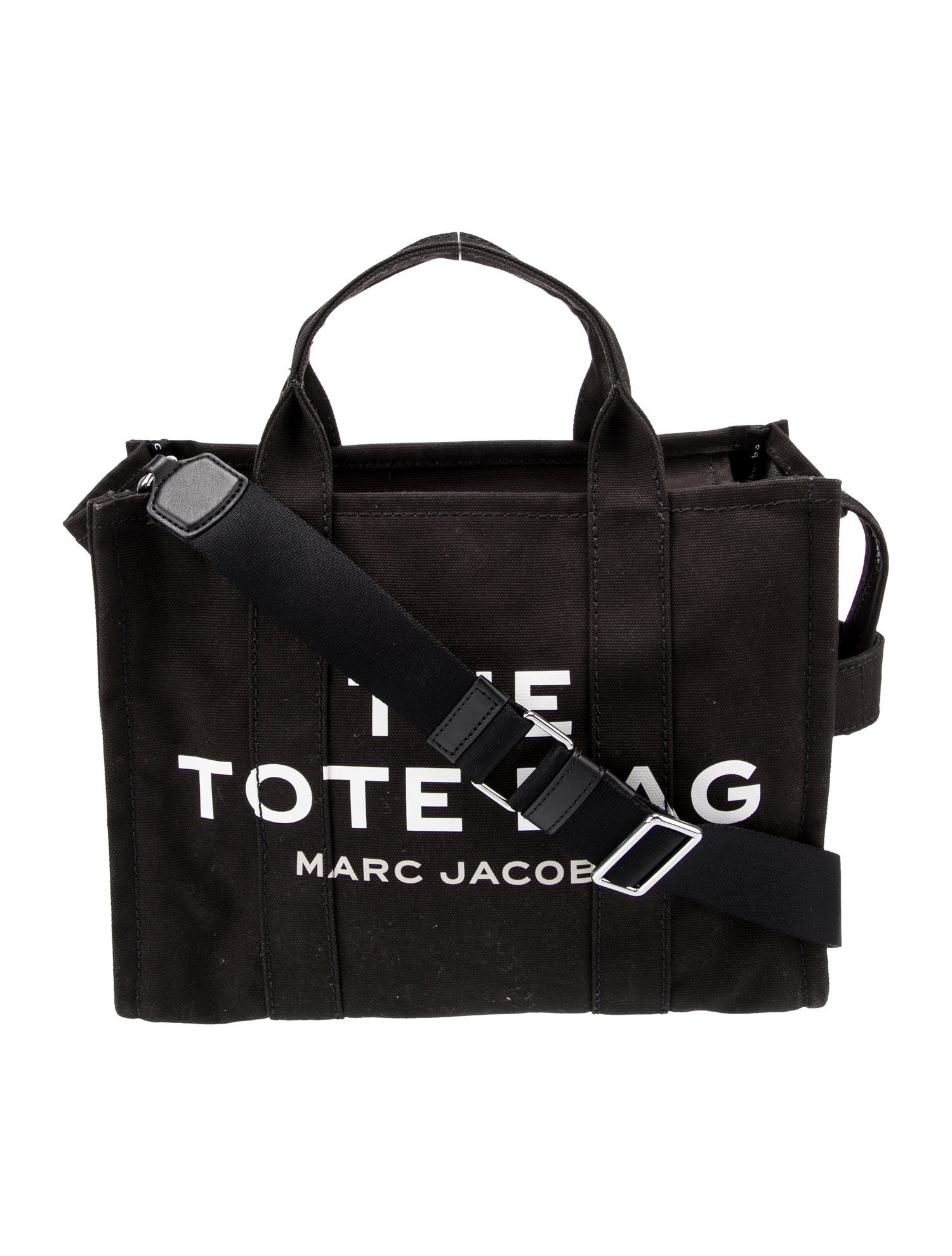 Marc Jacobs Canvas Tote Bag - Black Totes, Handbags - MAR188645 | The ...