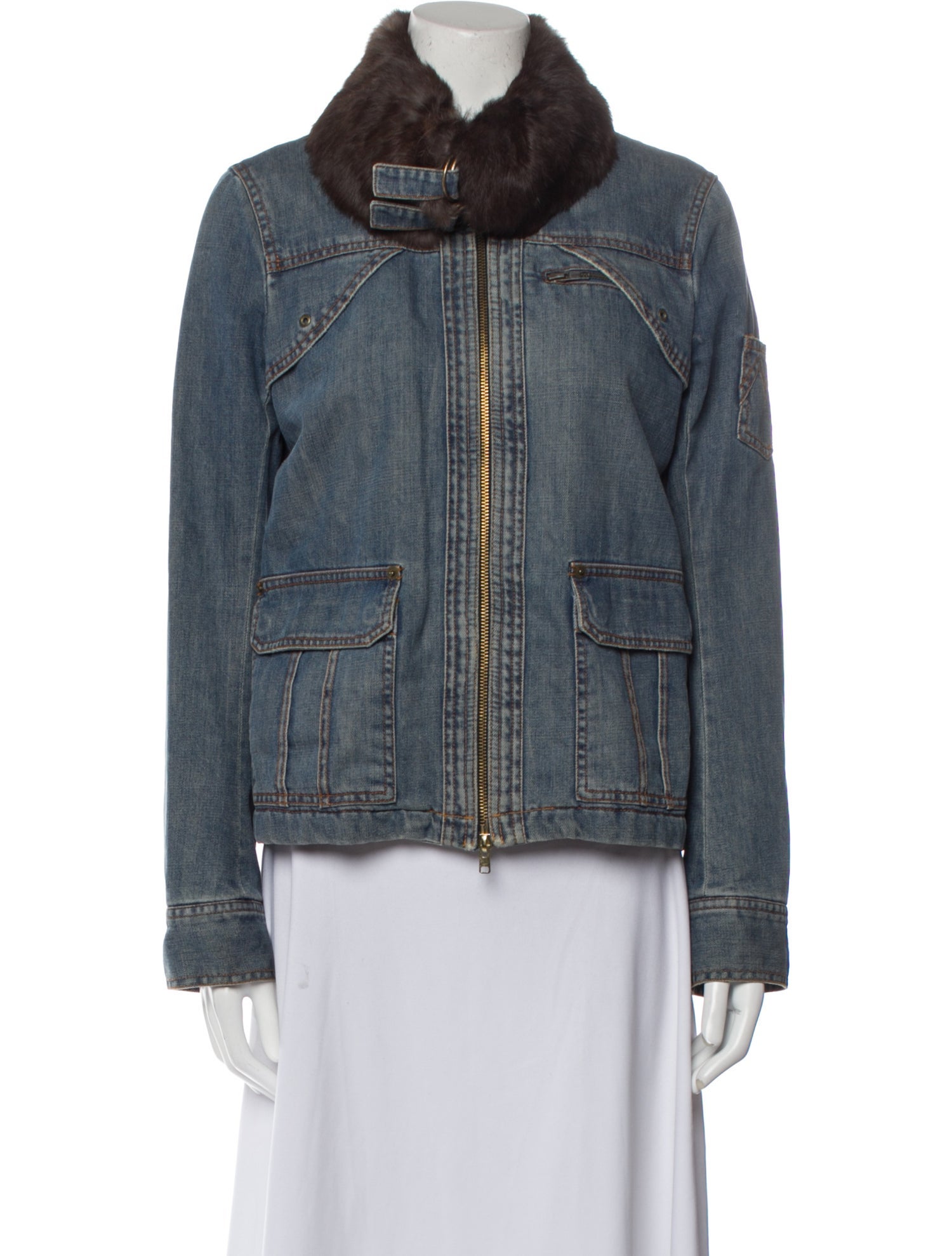 Marc Jacobs Denim Jacket - Blue Jackets, Clothing - MAR190922 | The ...