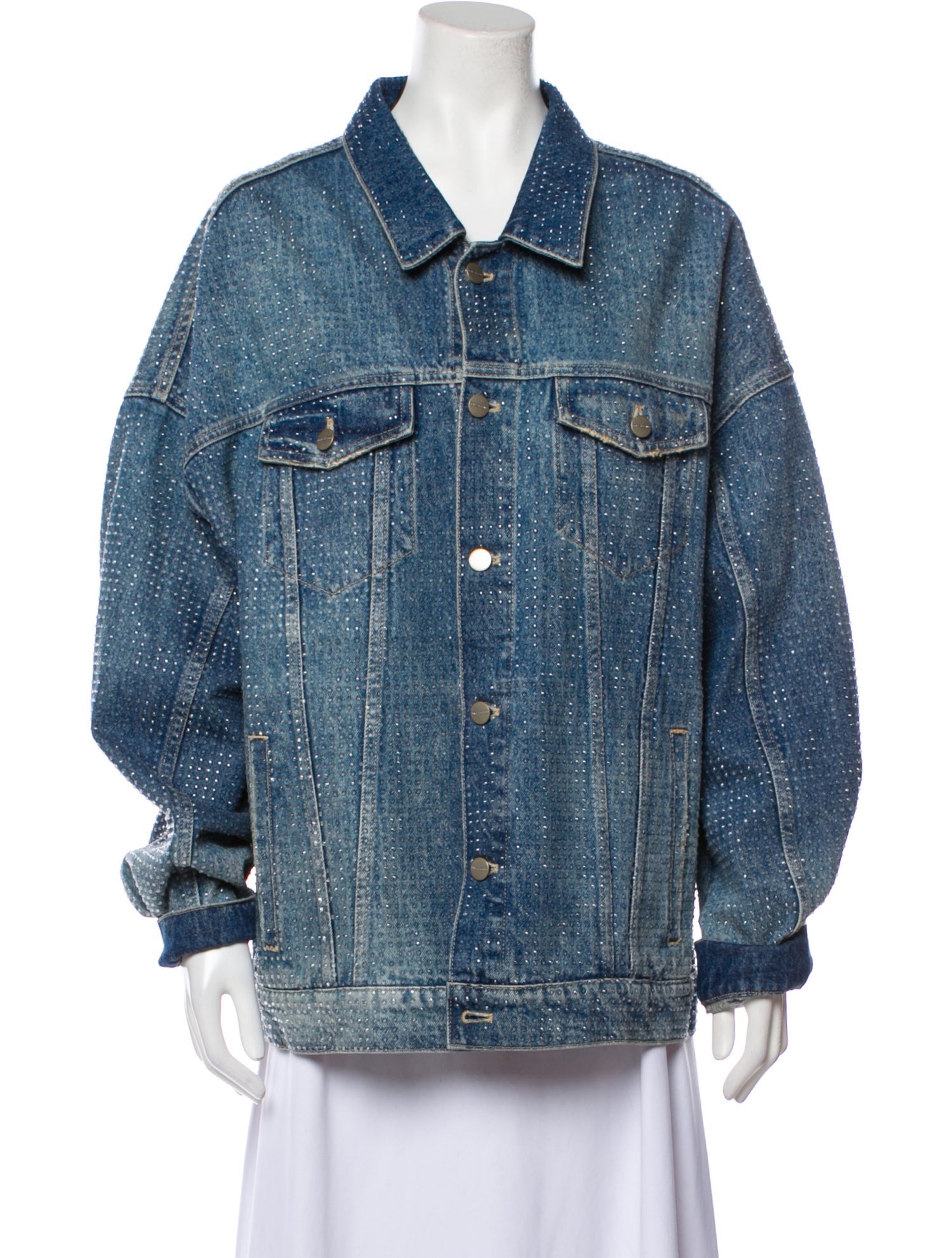 Marc Jacobs Denim Jacket - Blue Jackets, Clothing - MAR192140 | The ...