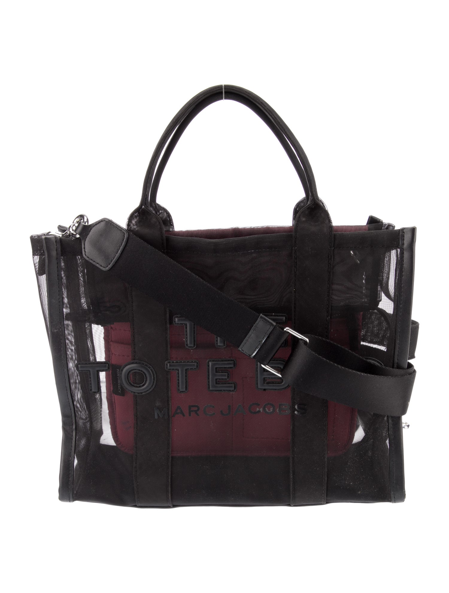 Marc Jacobs Mesh Tote Bag - Black Totes, Handbags - MAR192403 | The ...