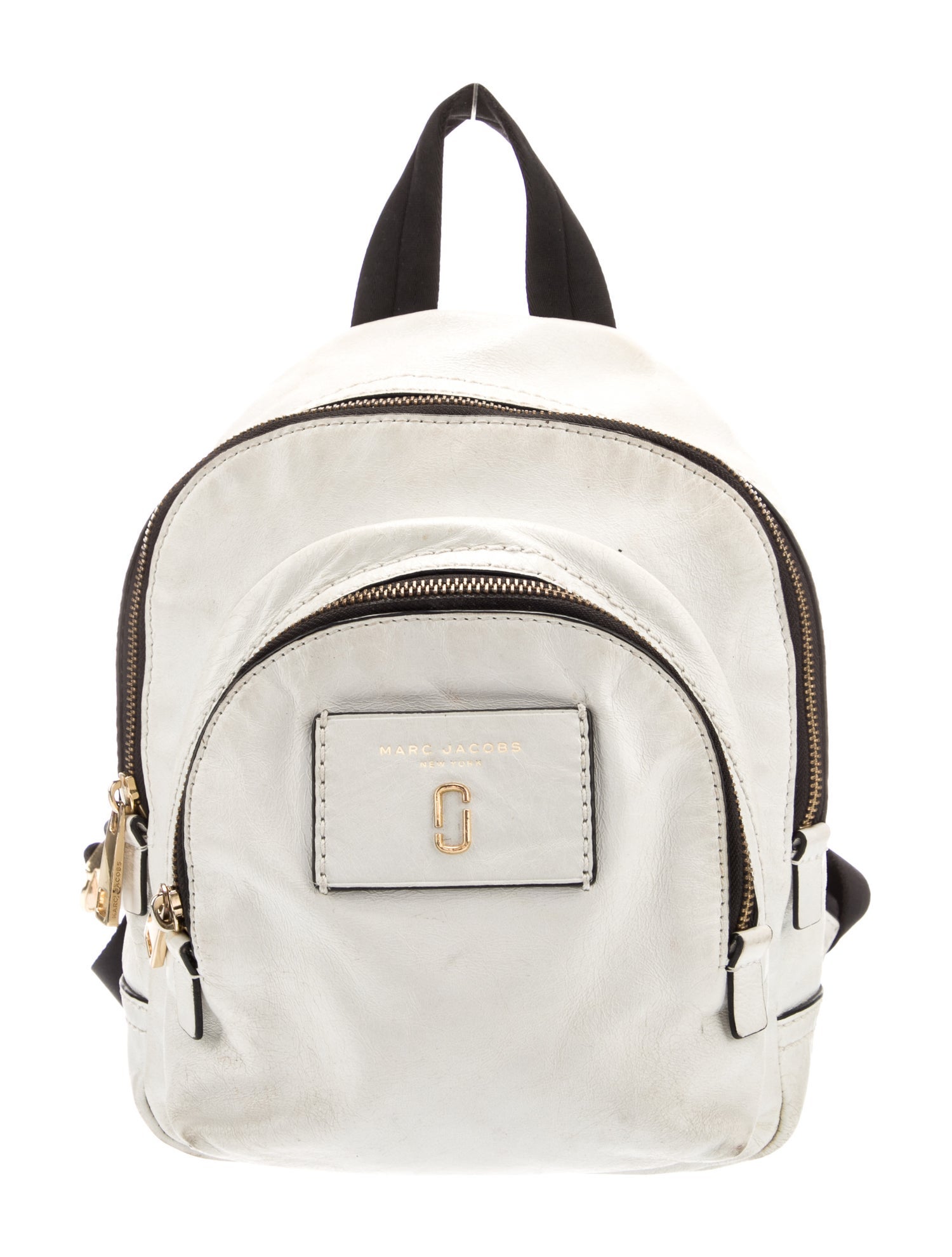 Marc Jacobs Leather Backpack Bag - White Backpacks, Handbags ...