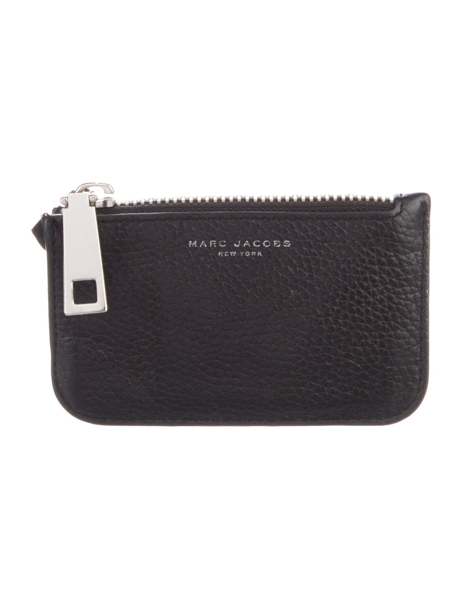 Marc Jacobs Leather Coin Pouch Keychain - Black Keychains, Accessories ...