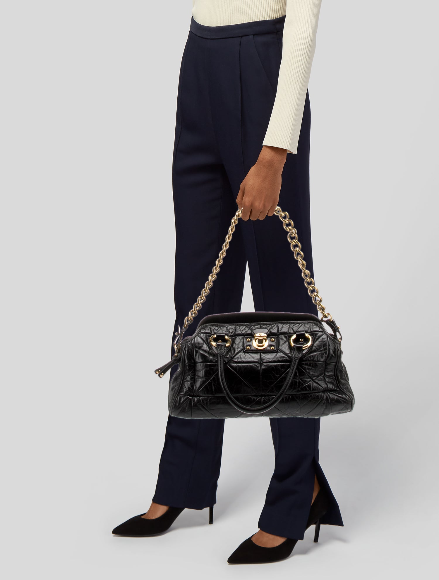 Mackage Leather Drawstring Bag - Black Shoulder Bags, Handbags ...