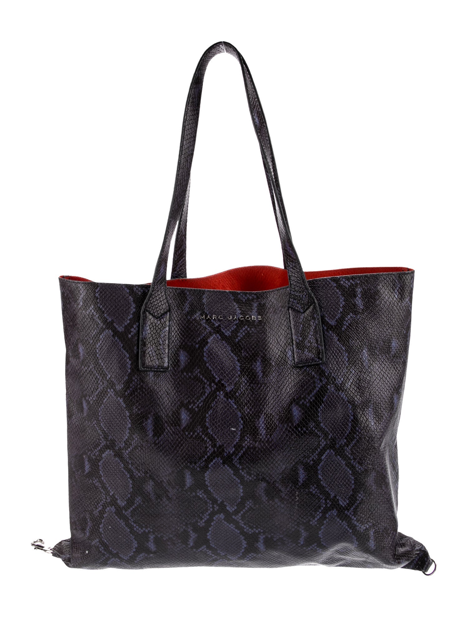 Marc Jacobs Leather Tote - Blue Totes, Handbags - MAR201248 | The RealReal