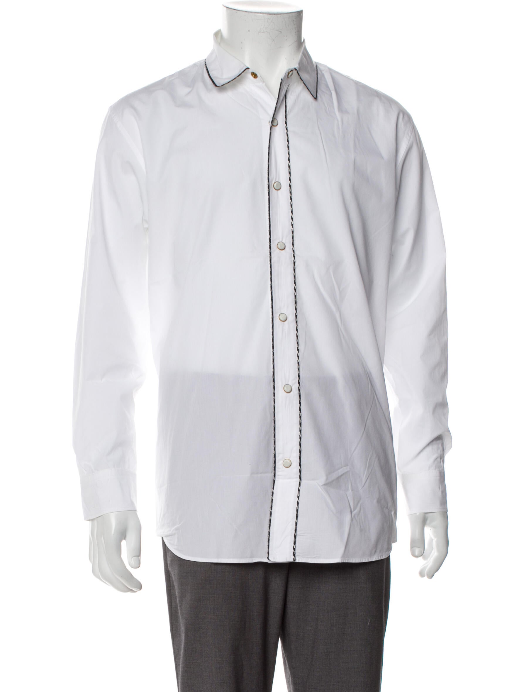 Marc Jacobs Long Sleeve Shirt - White Casual Shirts, Clothing ...