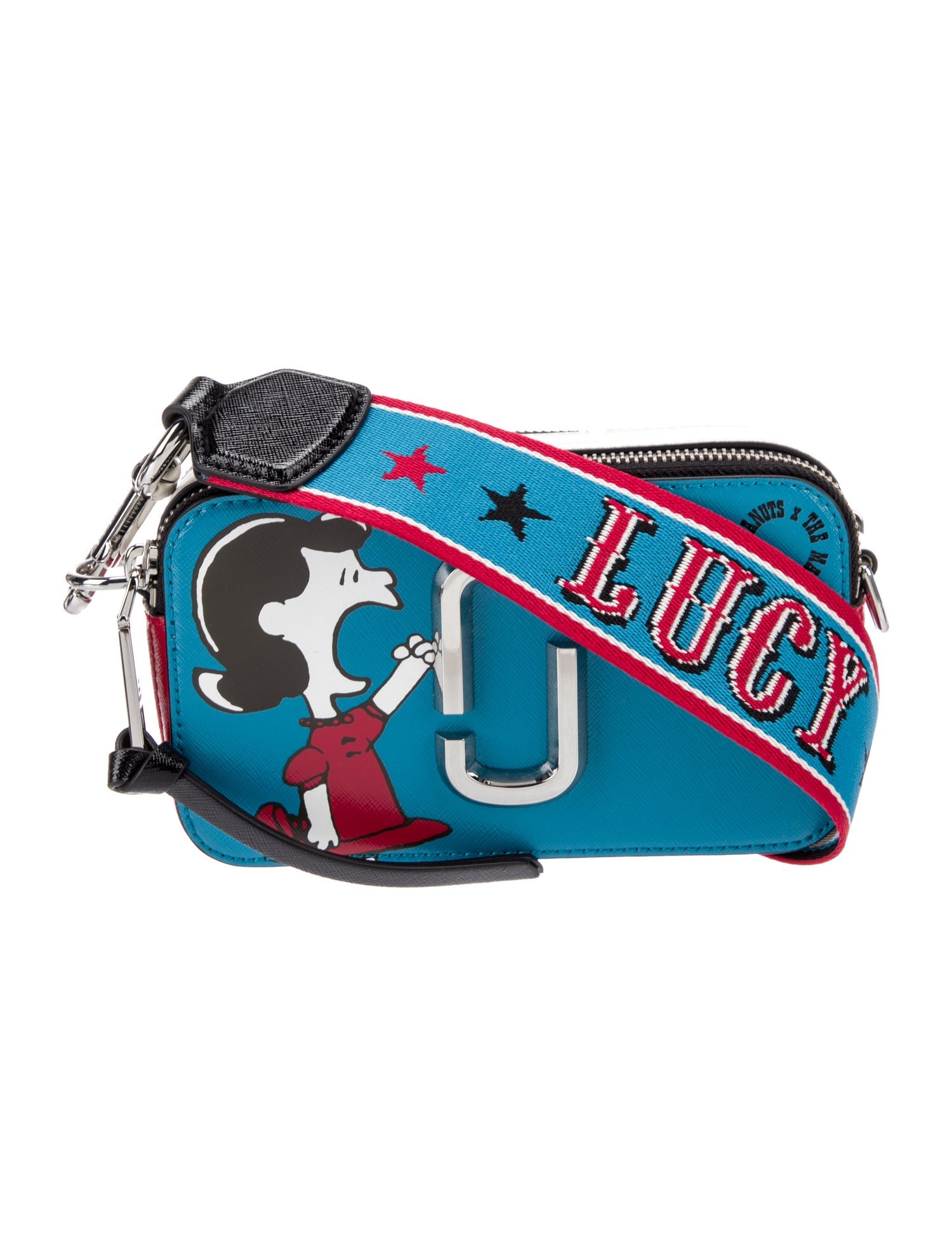 Marc Jacobs x Peanuts Saffiano Leather Crossbody Bag - Blue Crossbody ...