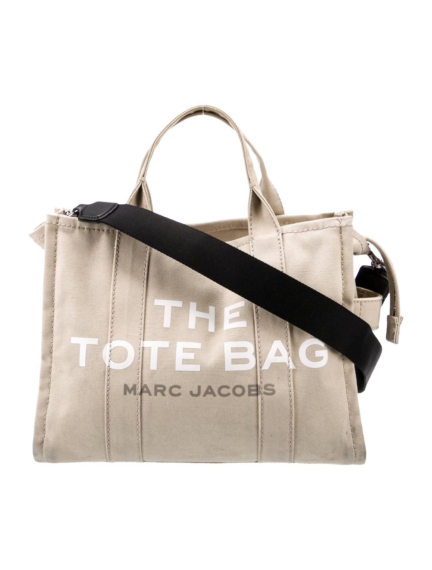 Marc Jacobs Canvas Messenger Bag - Neutrals Totes, Handbags - MAR203636 ...