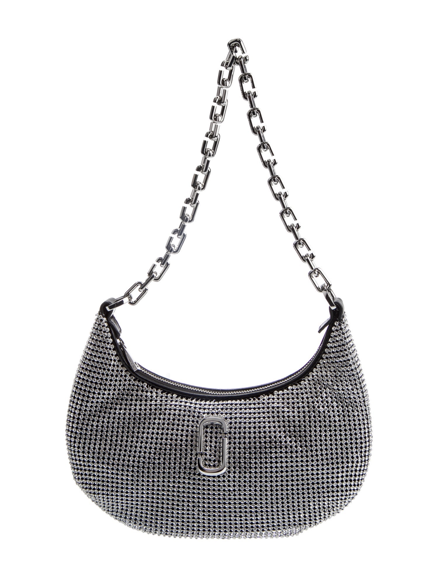 Marc Jacobs Crystal Hobo - Black Evening Bags, Handbags - MAR203704 ...