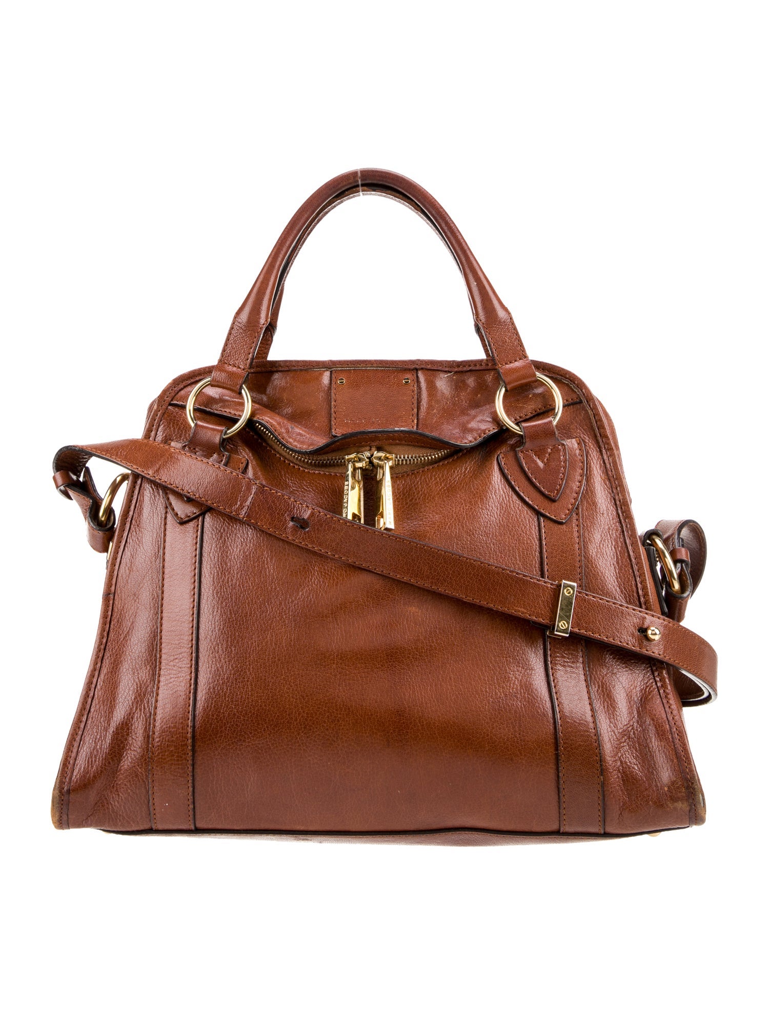 Barney's New York Leather Handle Bag w/Tags - Blue Handle Bags ...