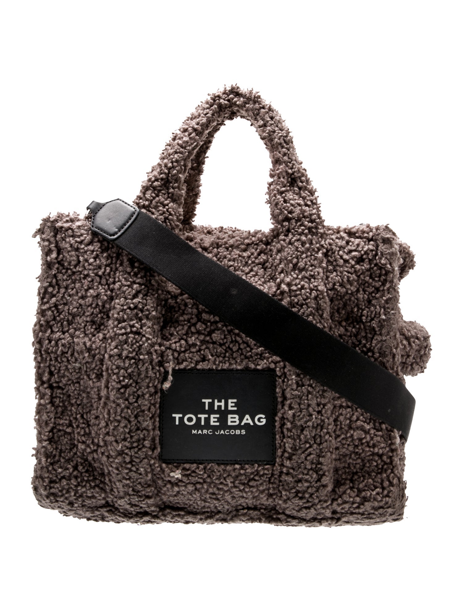 Marc Jacobs Shearling Crossbody Bag - Grey Totes, Handbags - MAR206408 ...