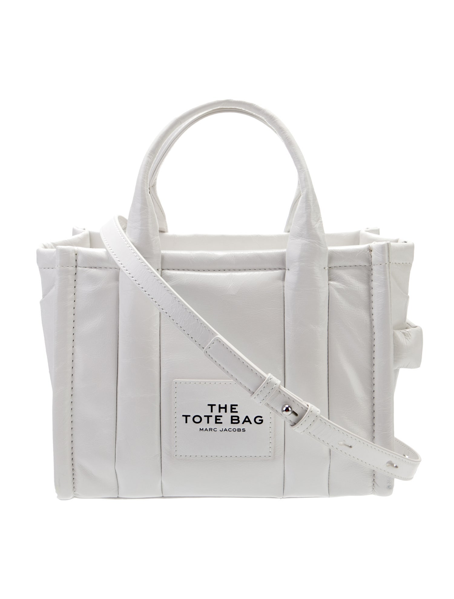 Marc Jacobs Patent Leather Top Handle Bag - White Handle Bags, Handbags ...
