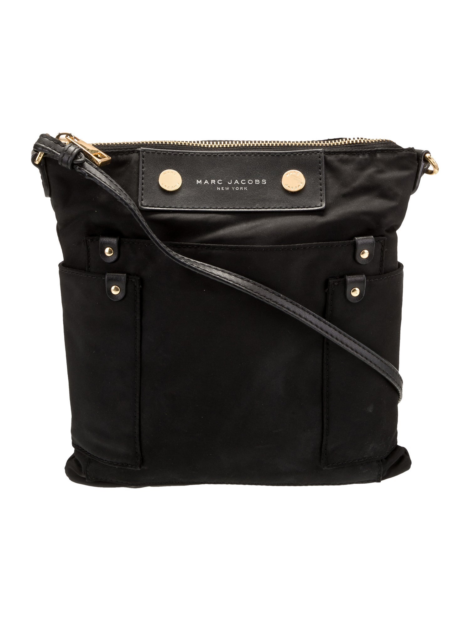 Marc Jacobs Nylon Messenger Bag - Black Crossbody Bags, Handbags ...