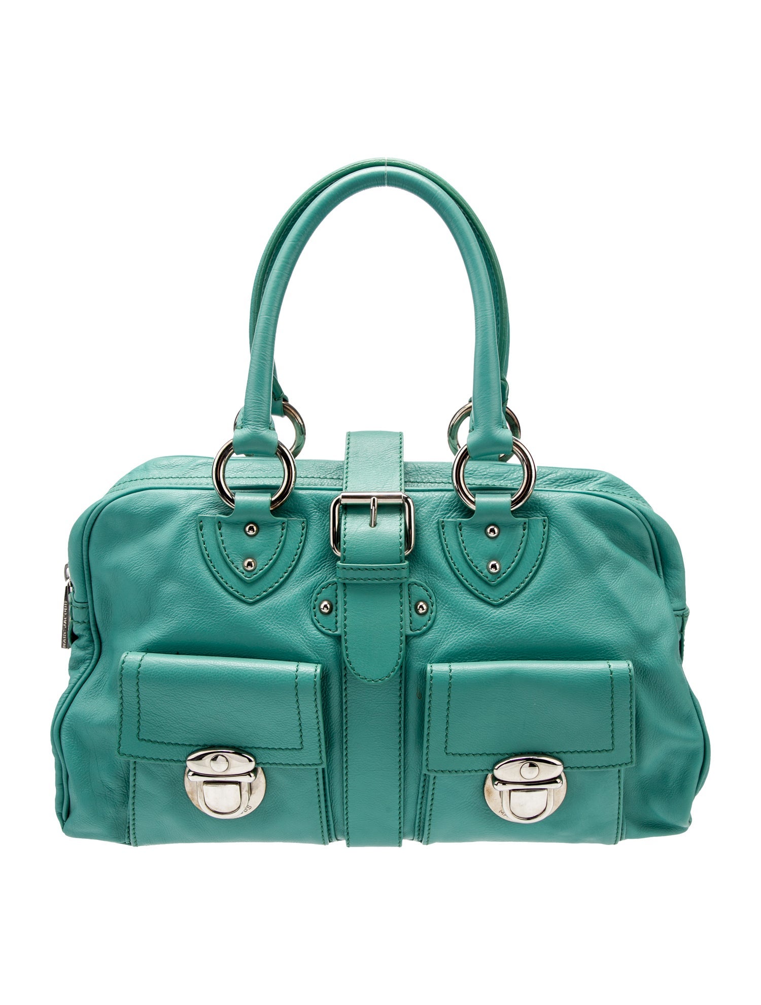 Nina Ricci Leather Shoulder Bag - Grey Shoulder Bags, Handbags ...