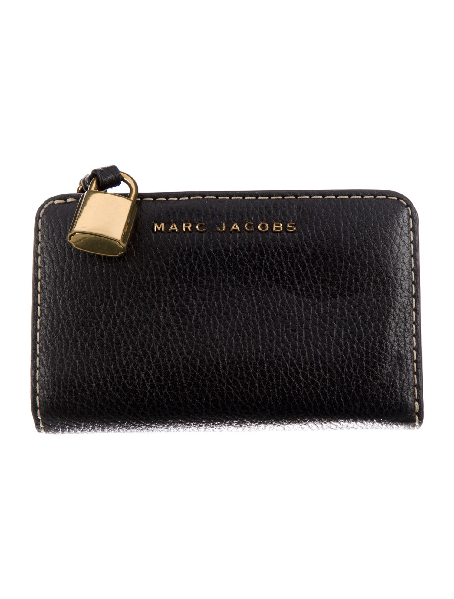 Marc Jacobs Leather Wallet - Black Wallets, Accessories - MAR213916 ...