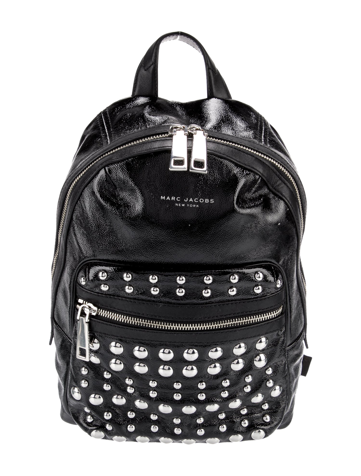 Marc Jacobs Patent Leather Backpack - Black Backpacks, Handbags ...