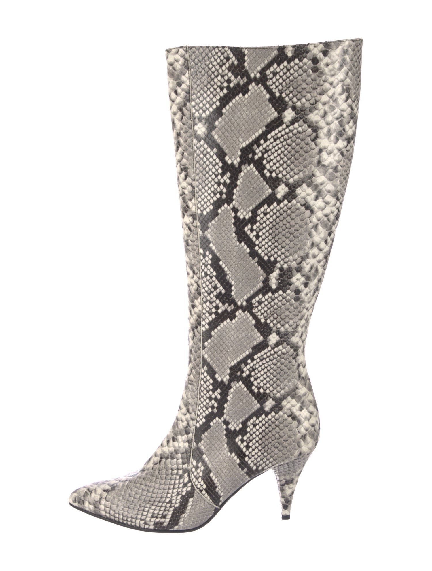 Paris Texas Animal Print Boots - Neutrals Boots, Shoes - WPART25967 ...