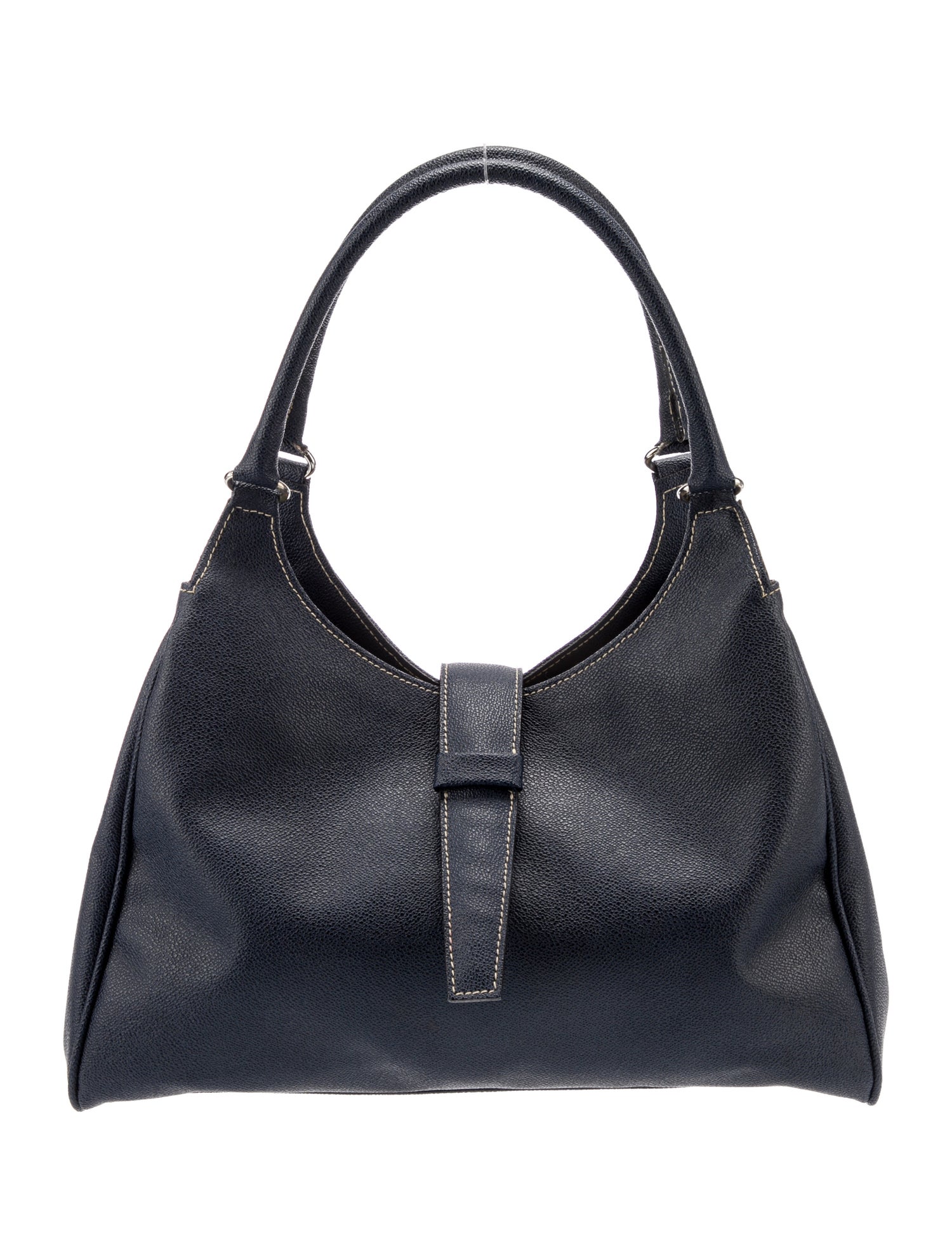Marina Rinaldi Leather Shoulder Bag - Blue Shoulder Bags, Handbags ...