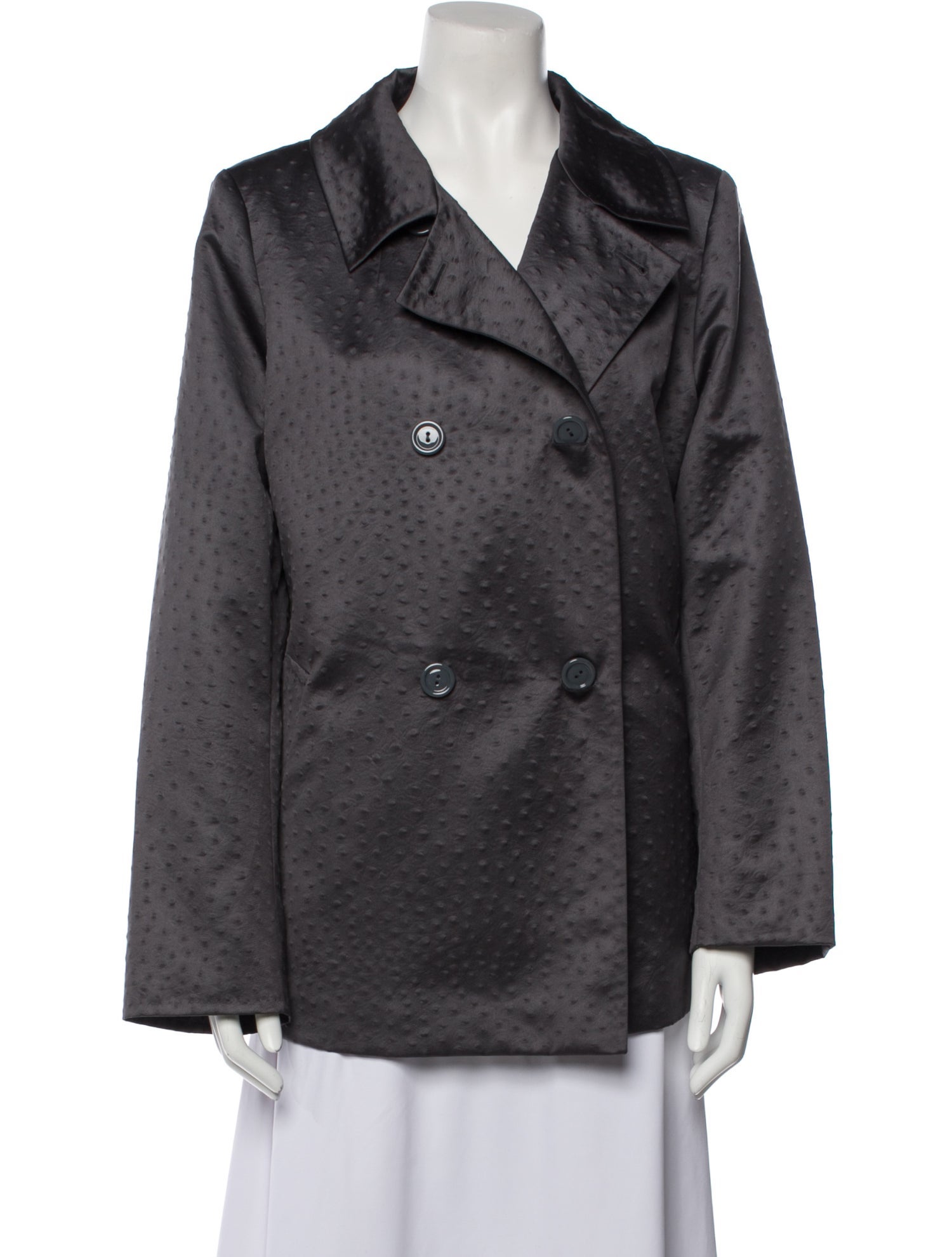 Marina Rinaldi Jacket - Grey Jackets, Clothing - MARIN26341 | The RealReal