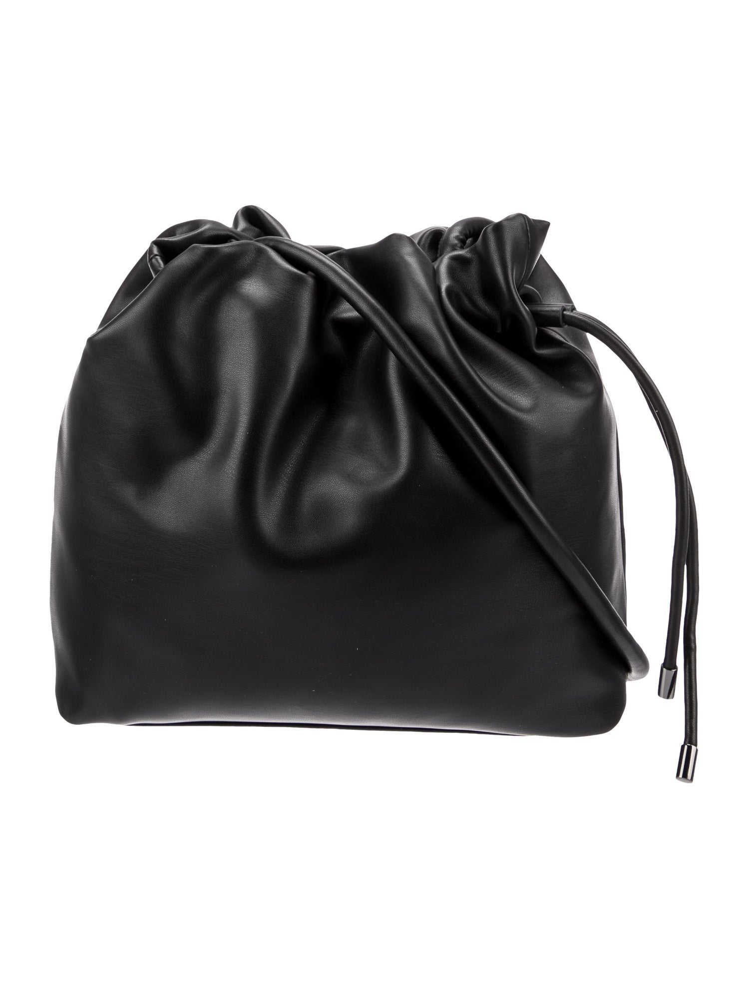 Marina Rinaldi Leather Shoulder Bag - Black Shoulder Bags, Handbags ...
