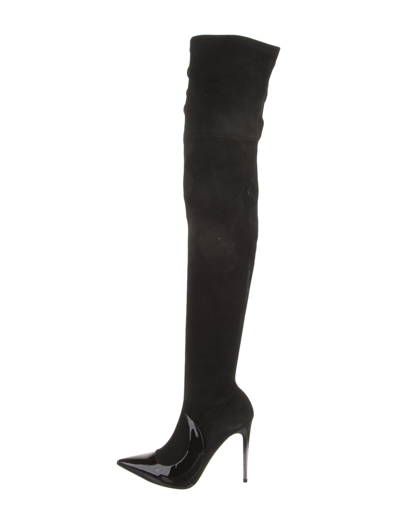 Chanel 2012 Interlocking CC Logo Sock Boots - Black Boots, Shoes ...