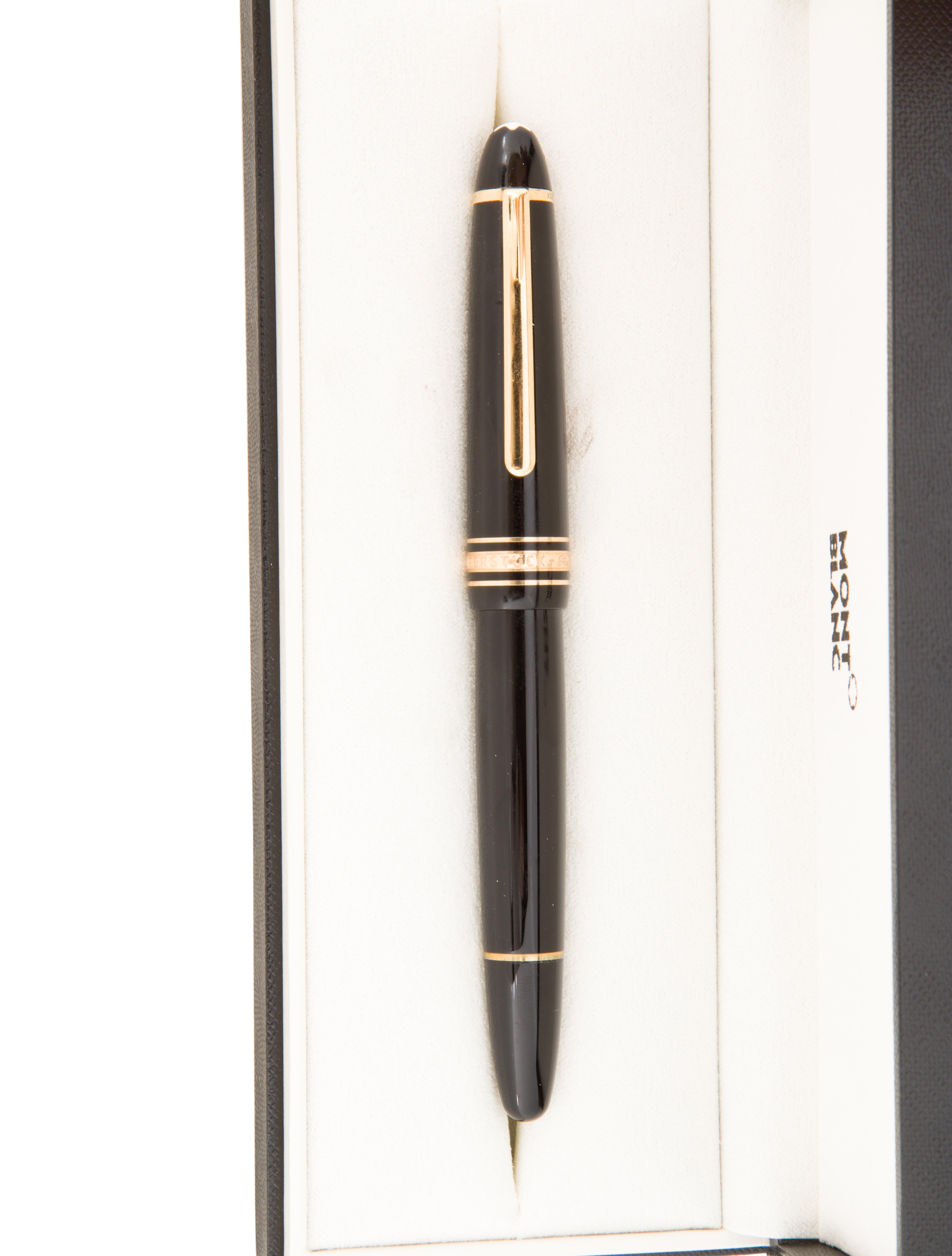 Montblanc Meisterstück LeGrand Fountain Pen - Black Books, Stationery ...