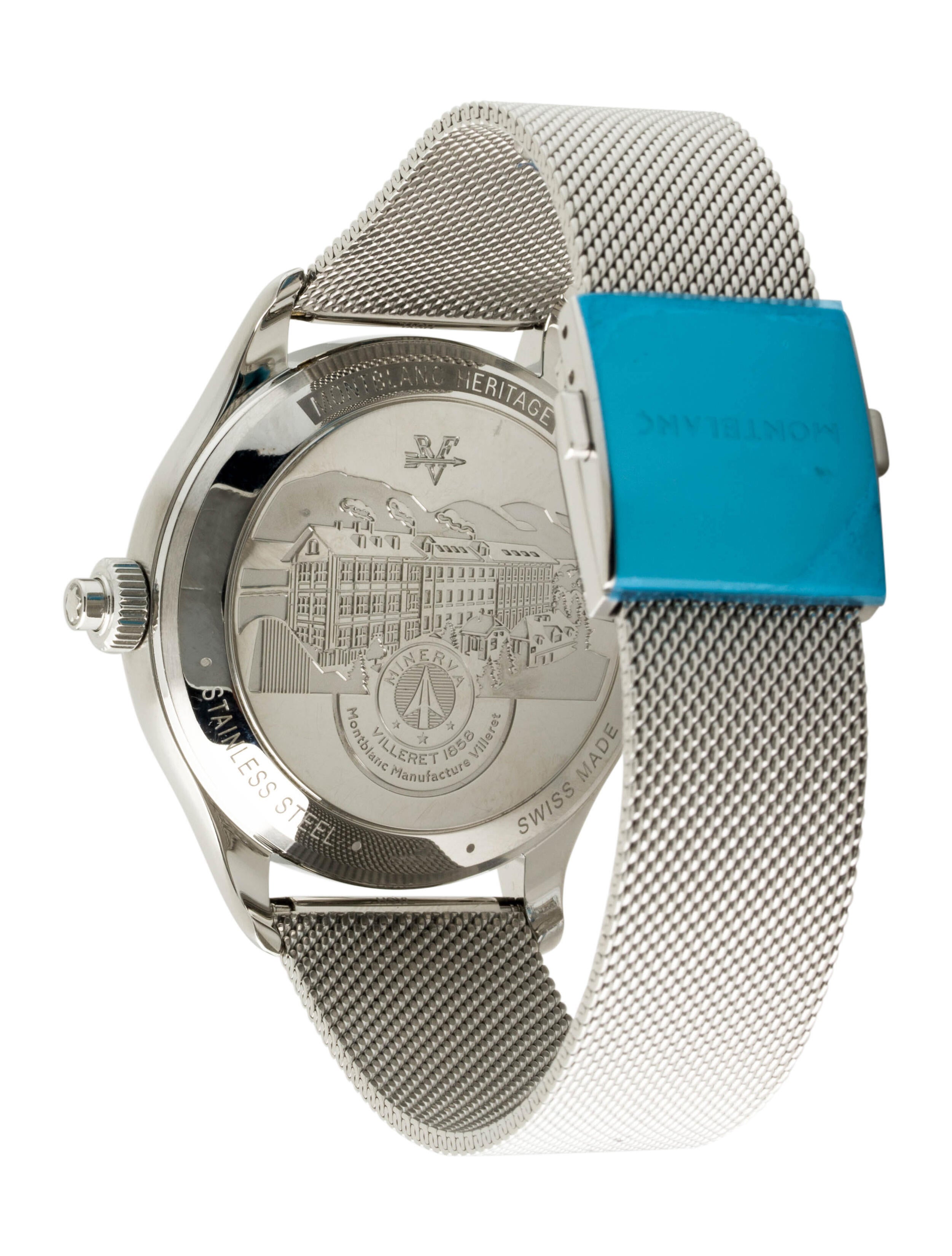 Montblanc Heritage Monopusher Chronograph Watch - 119952//7484 | The ...