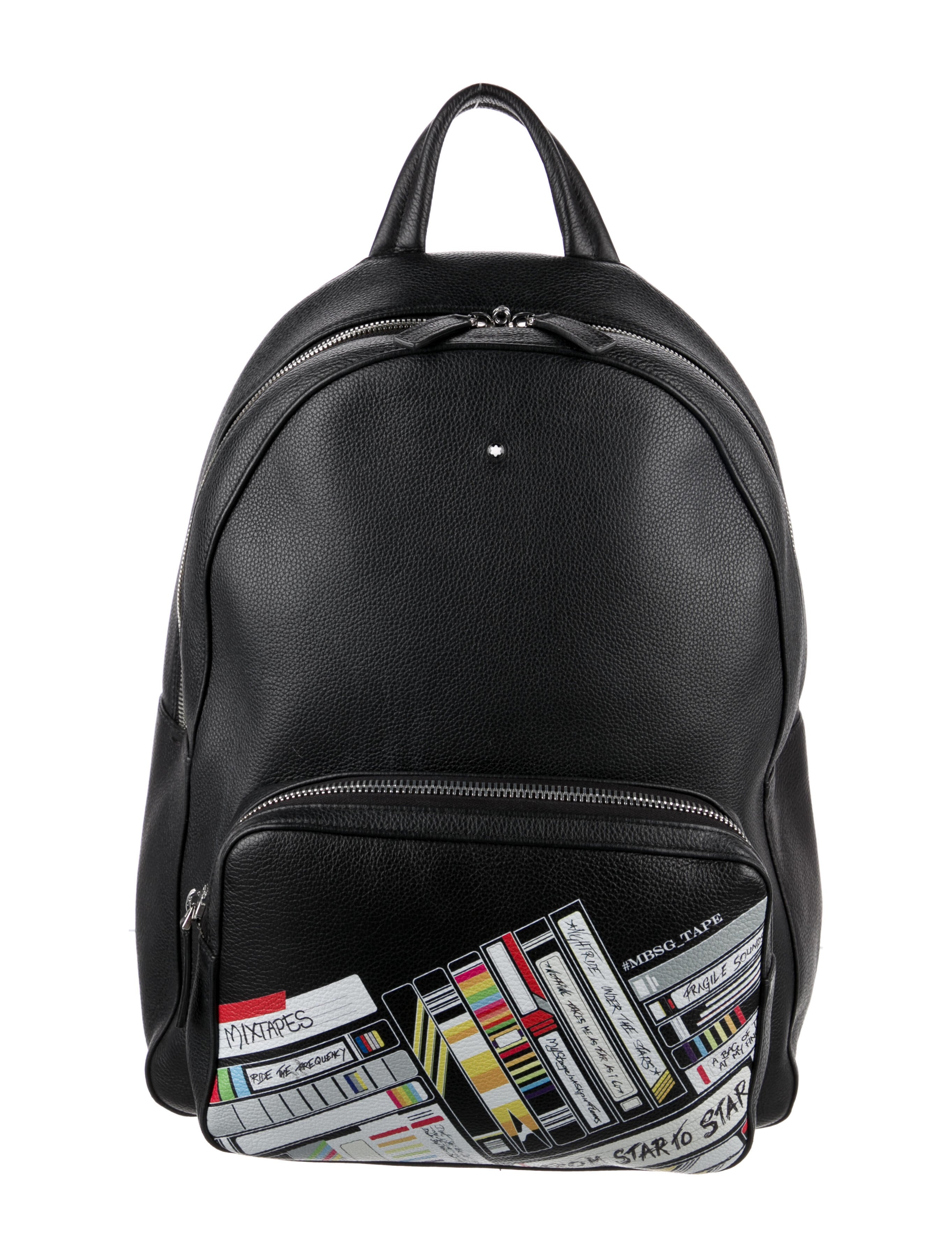 Montblanc Leather Backpack - Black Backpacks, Bags - MBL31272 | The ...
