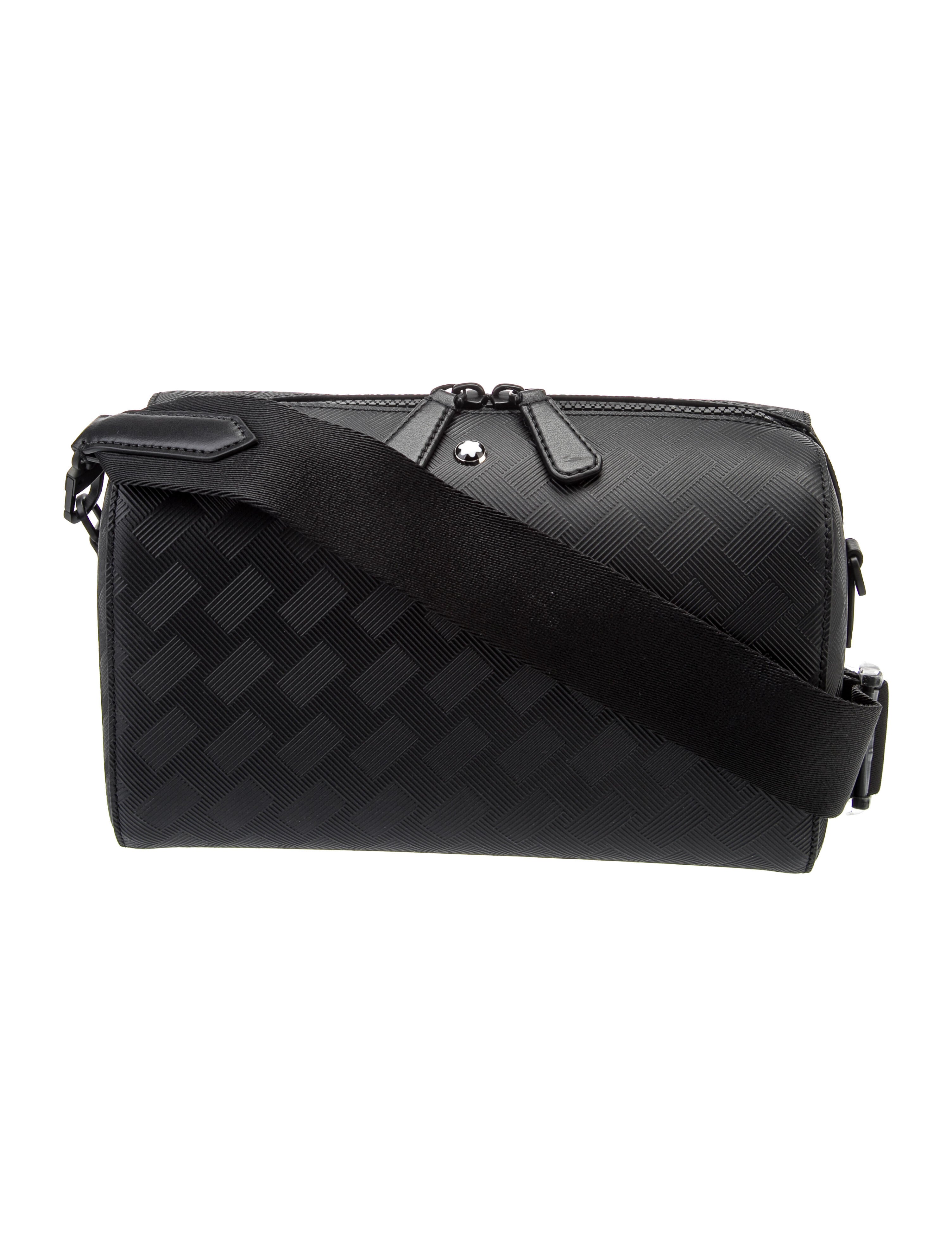 Montblanc Small Leather Crossbody Bag - Black Crossbody Bags, Handbags ...
