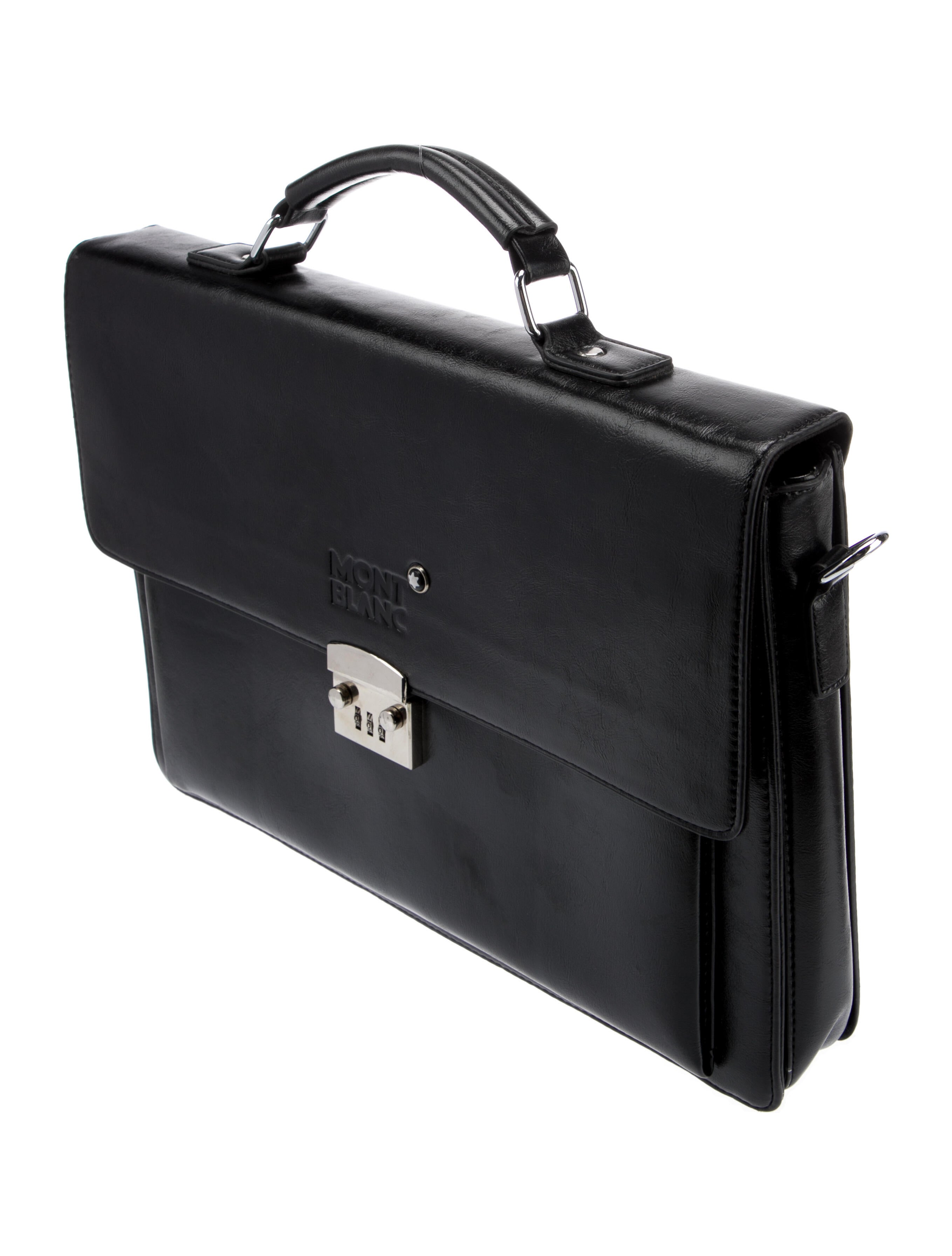 Prada Saffiano Leather Briefcase - Black Briefcases, Bags - PRA723120 | The RealReal