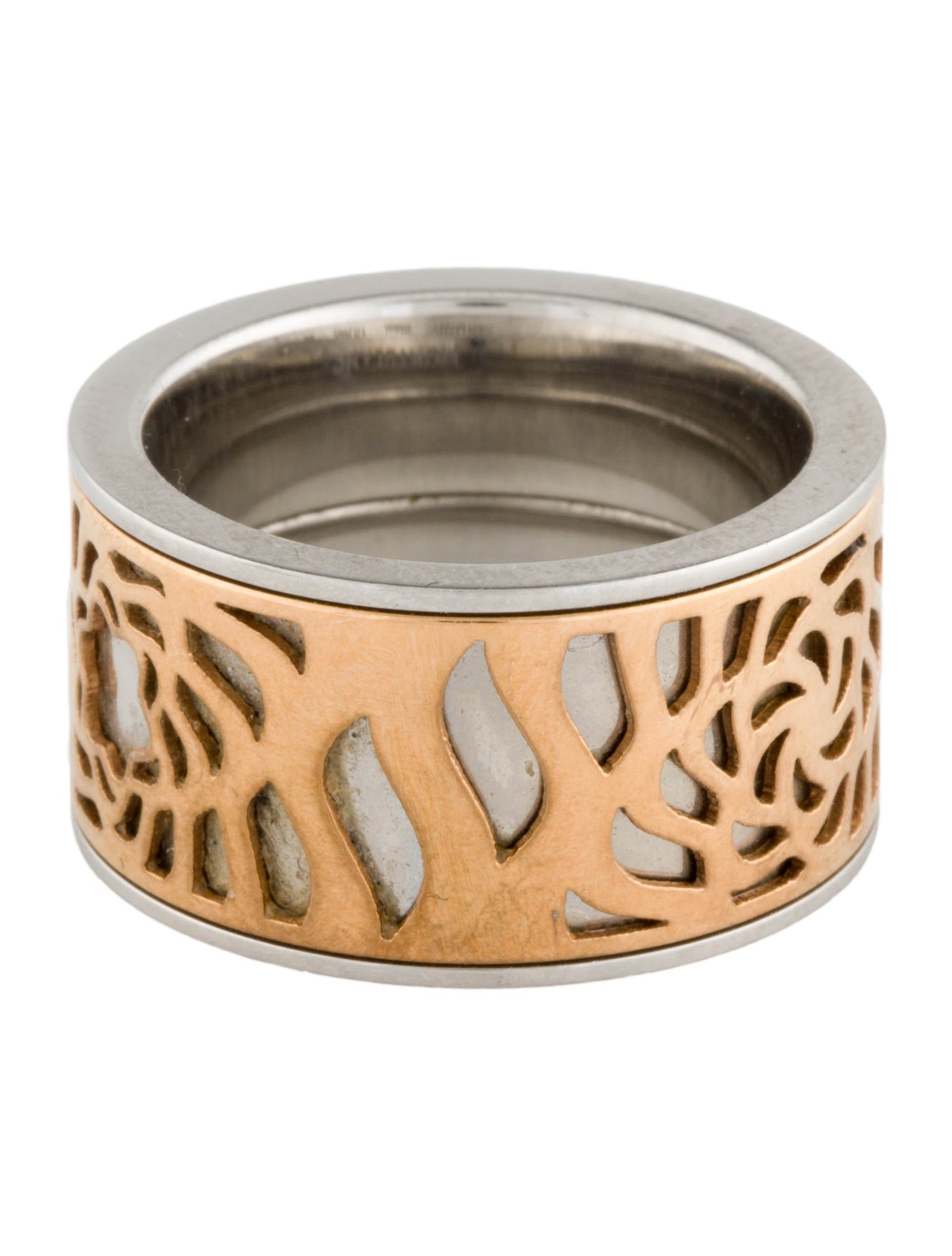 Montblanc Two-Tone Band - Stainless Steel Band, Rings - MBL32589 | The ...