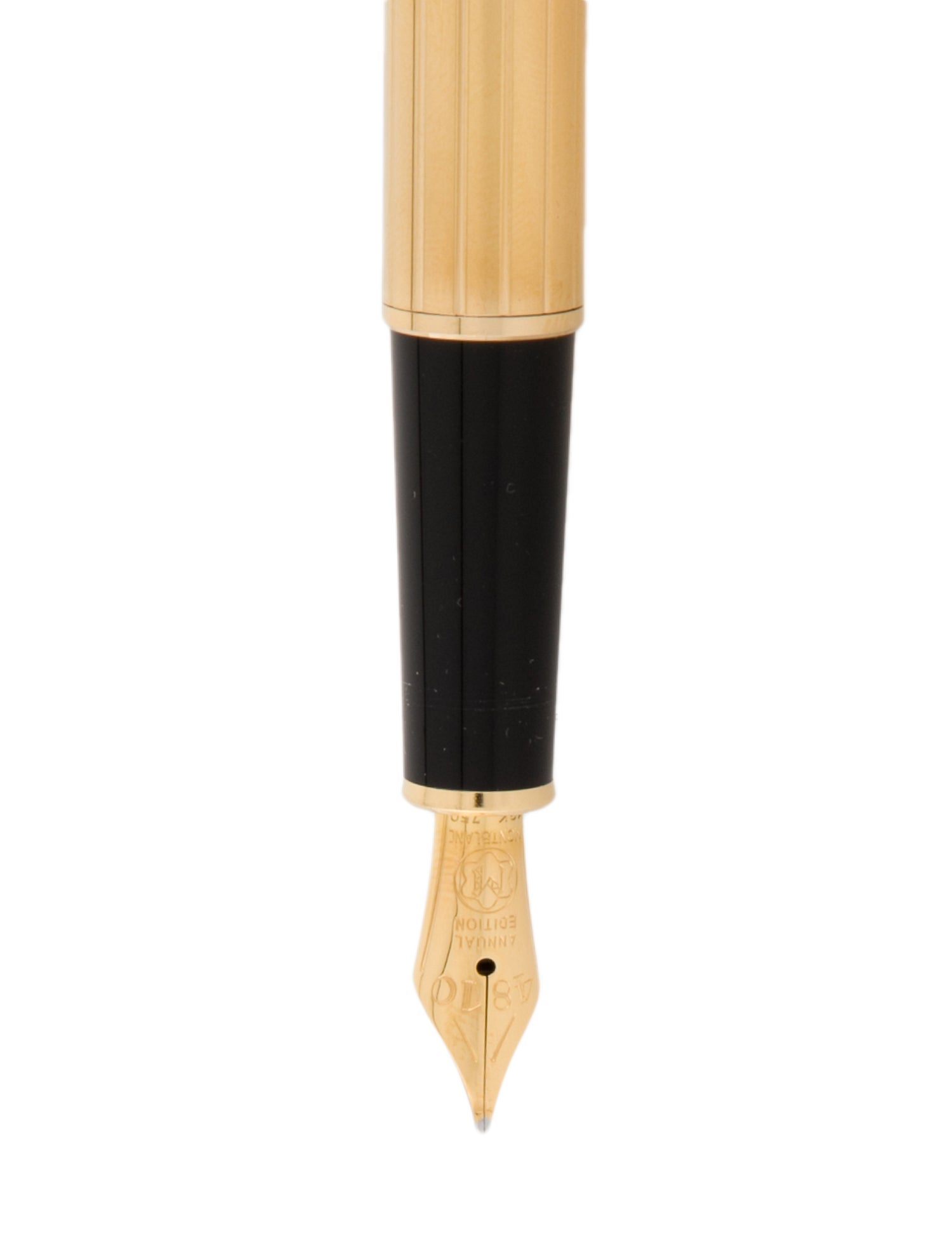 Montblanc Annual Edition Mythical Creatures Crane Fountain Pen - Gold ...