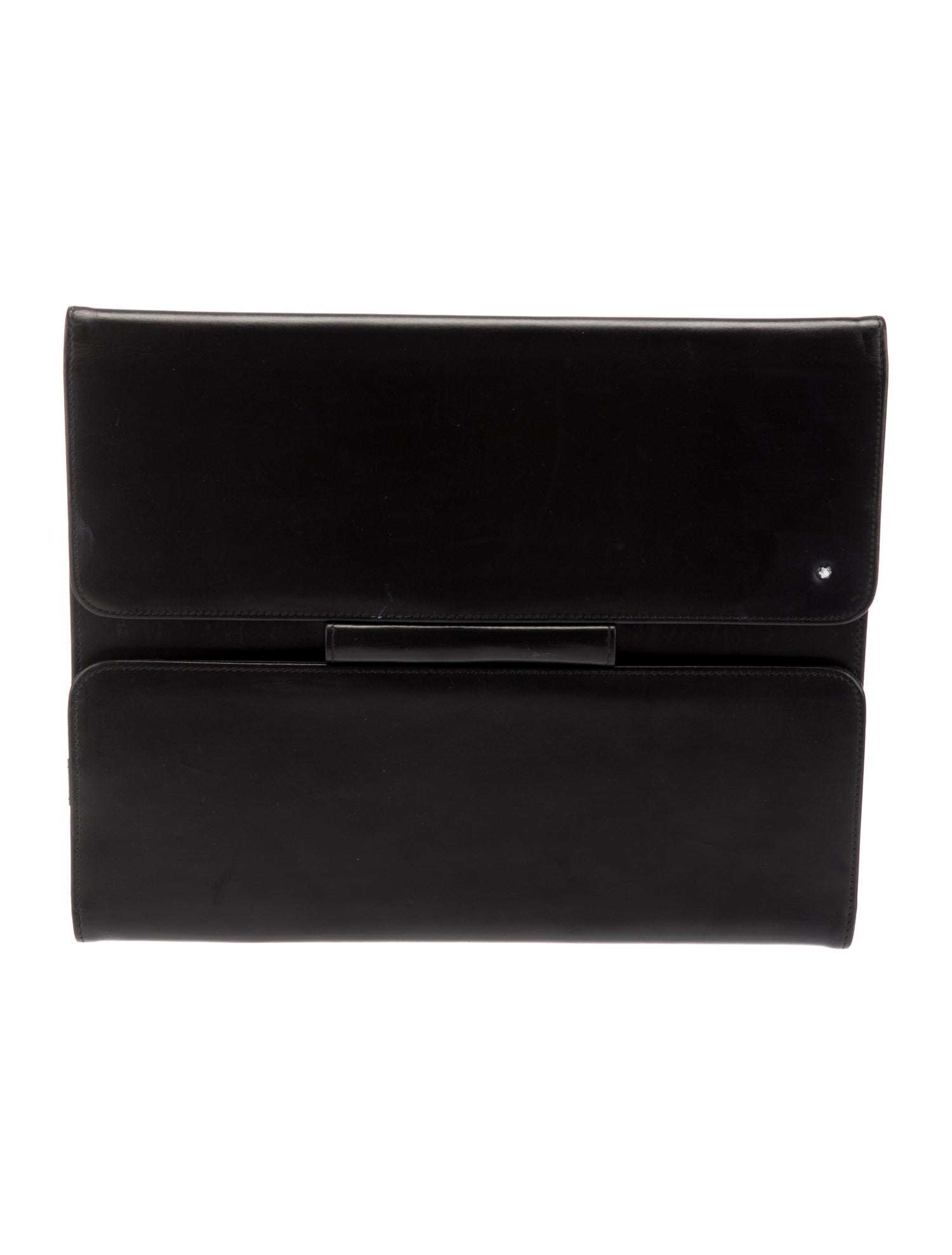 Montblanc Leather Portfolio - Black Portfolios & Pouches, Bags ...