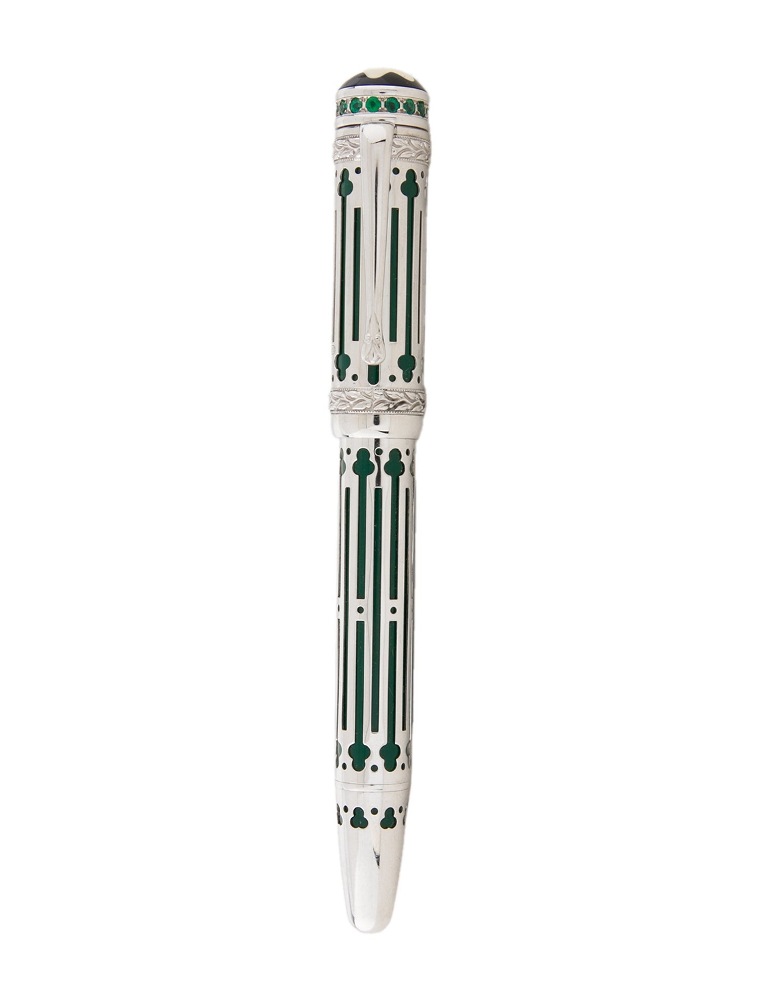 Montblanc Vintage Limited Edition Peter the Great White Gold Fountain Pen - Green Books ...