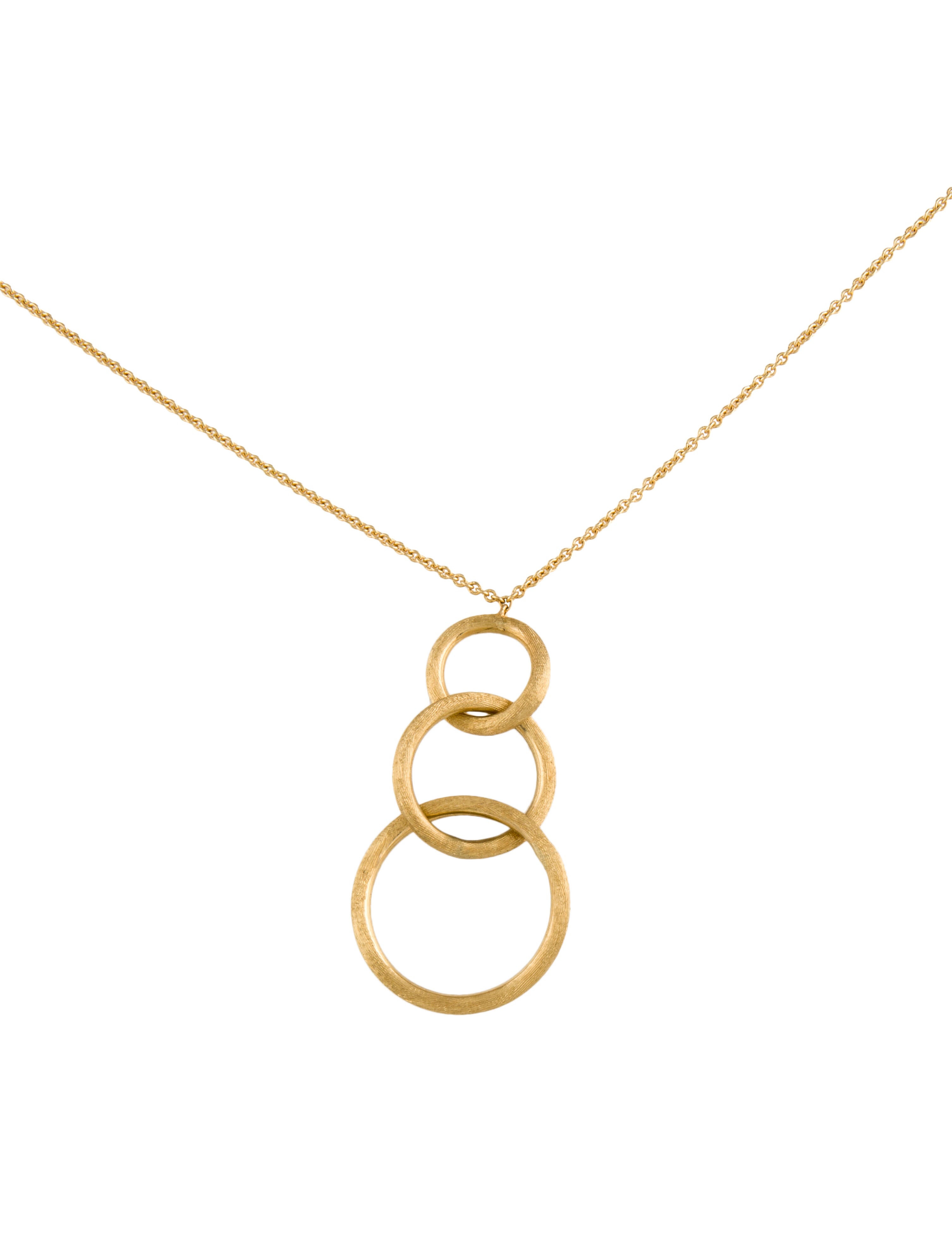Tiffany & Co. 18K Alphanet Letter 'J' Pendant Necklace - 18K Yellow ...