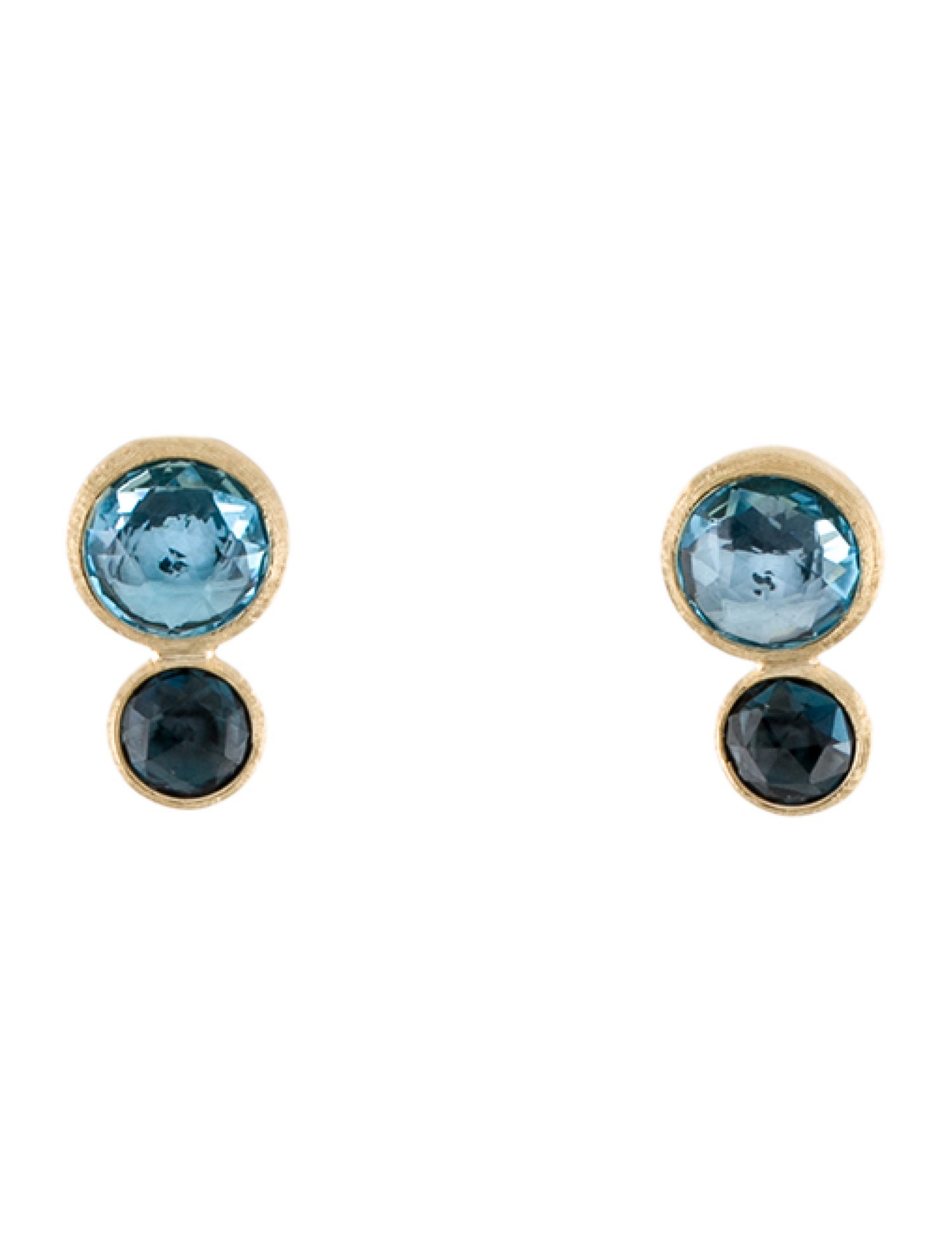 Marco Bicego 18K Topaz Jaipur Drop Earrings - 18K Yellow Gold Drop ...
