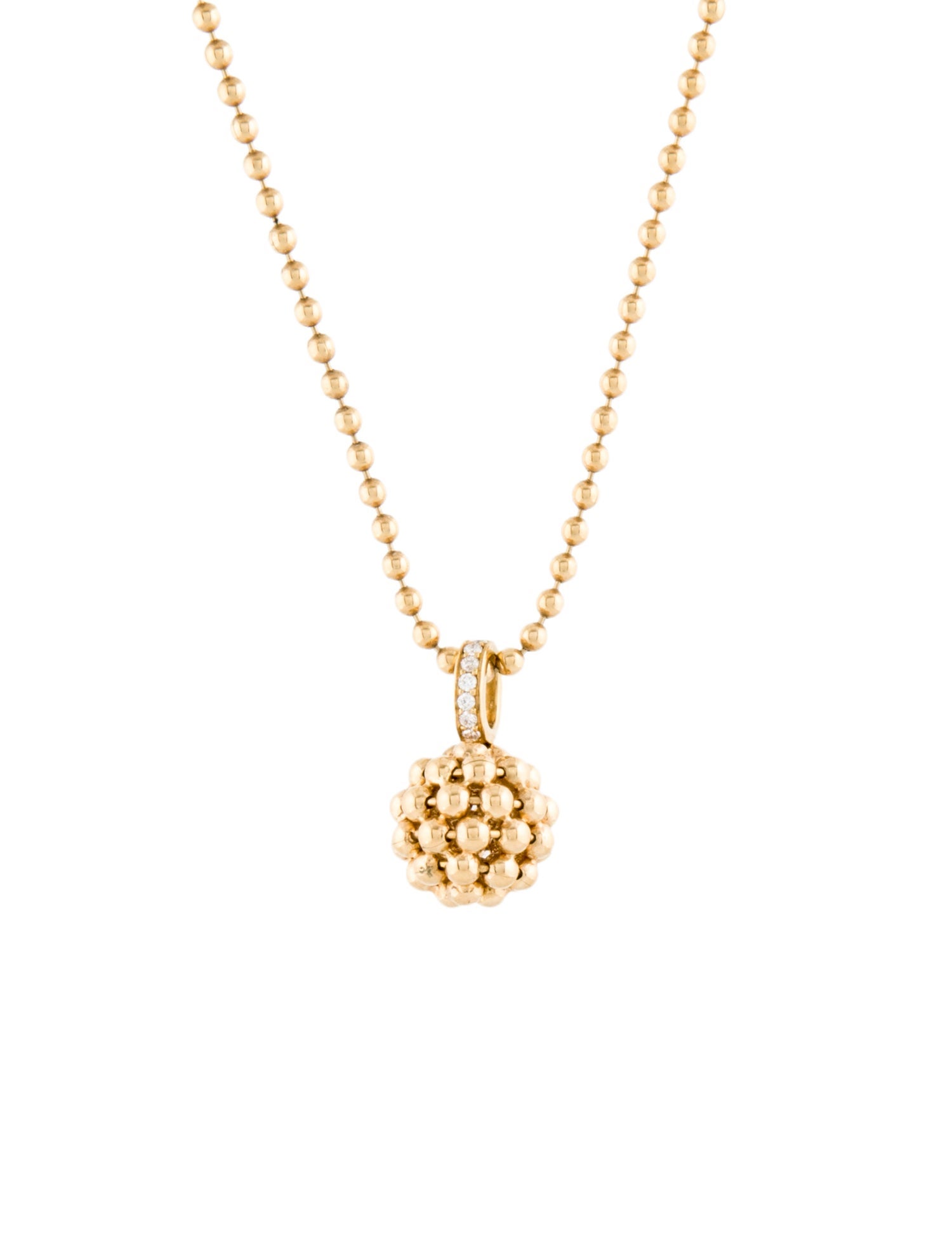 Hermès 18K Diamond Clou de Forge Pendant Necklace - 18K Rose Gold ...