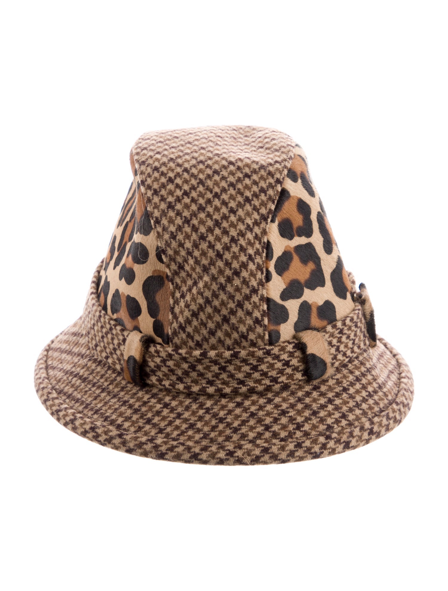 Michael Kors Collection Fedora Hat - Brown Hats, Accessories ...