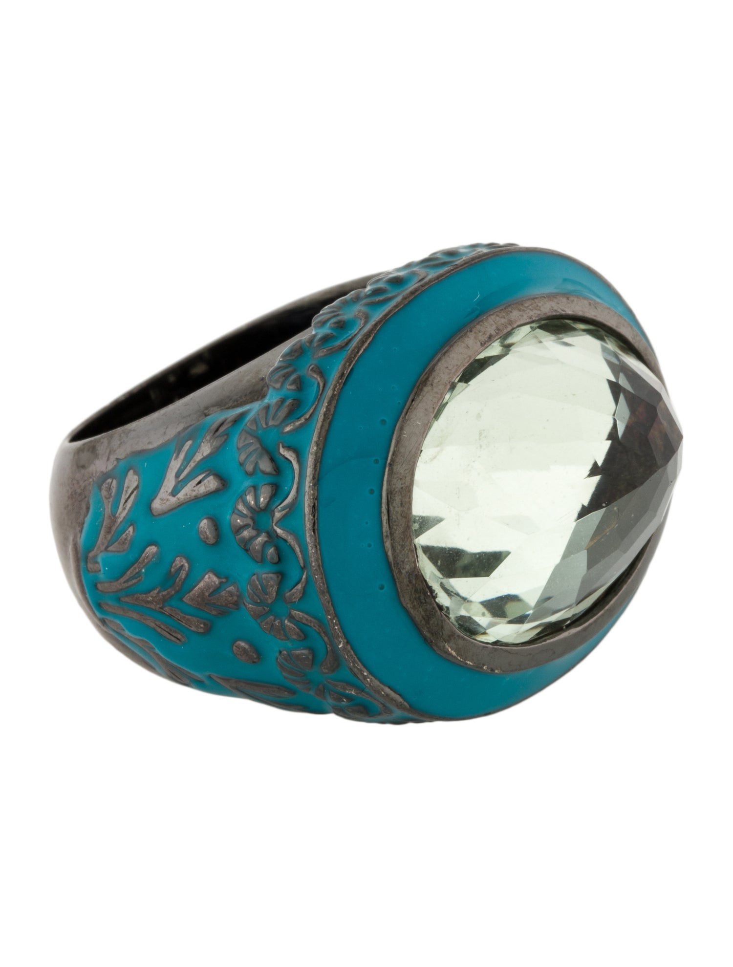 MCL by Matthew Campbell Laurenza 16.93ct Prasiolite Cocktail Ring ...