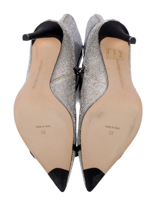 Marco De Vincenzo Crystal Crystal Embellishments Boots - Metallic Boots ...