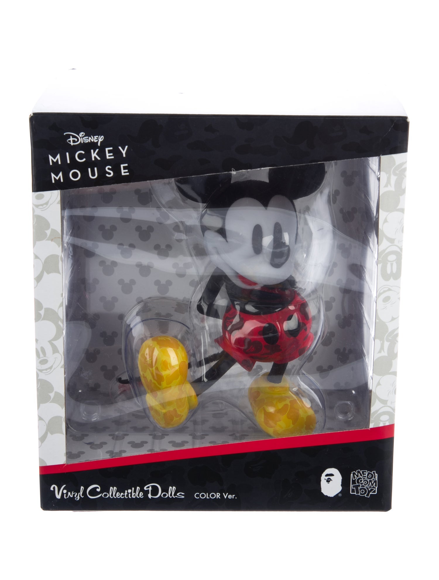 Medicom 2G Tokyo & 2G Osaka VCD Bape Mickey Mouse - Black Figures ...
