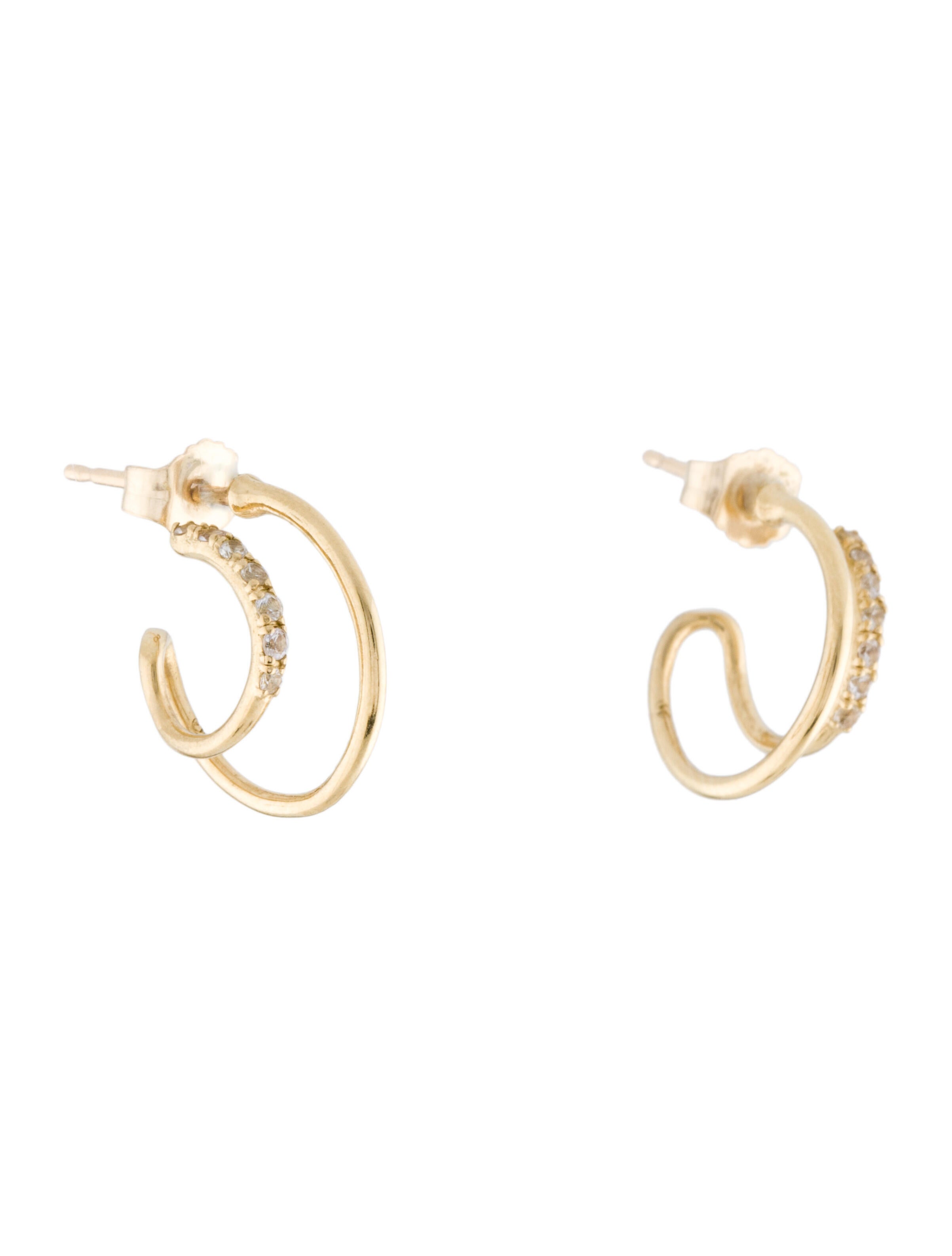 Mejuri sapphire hoops store