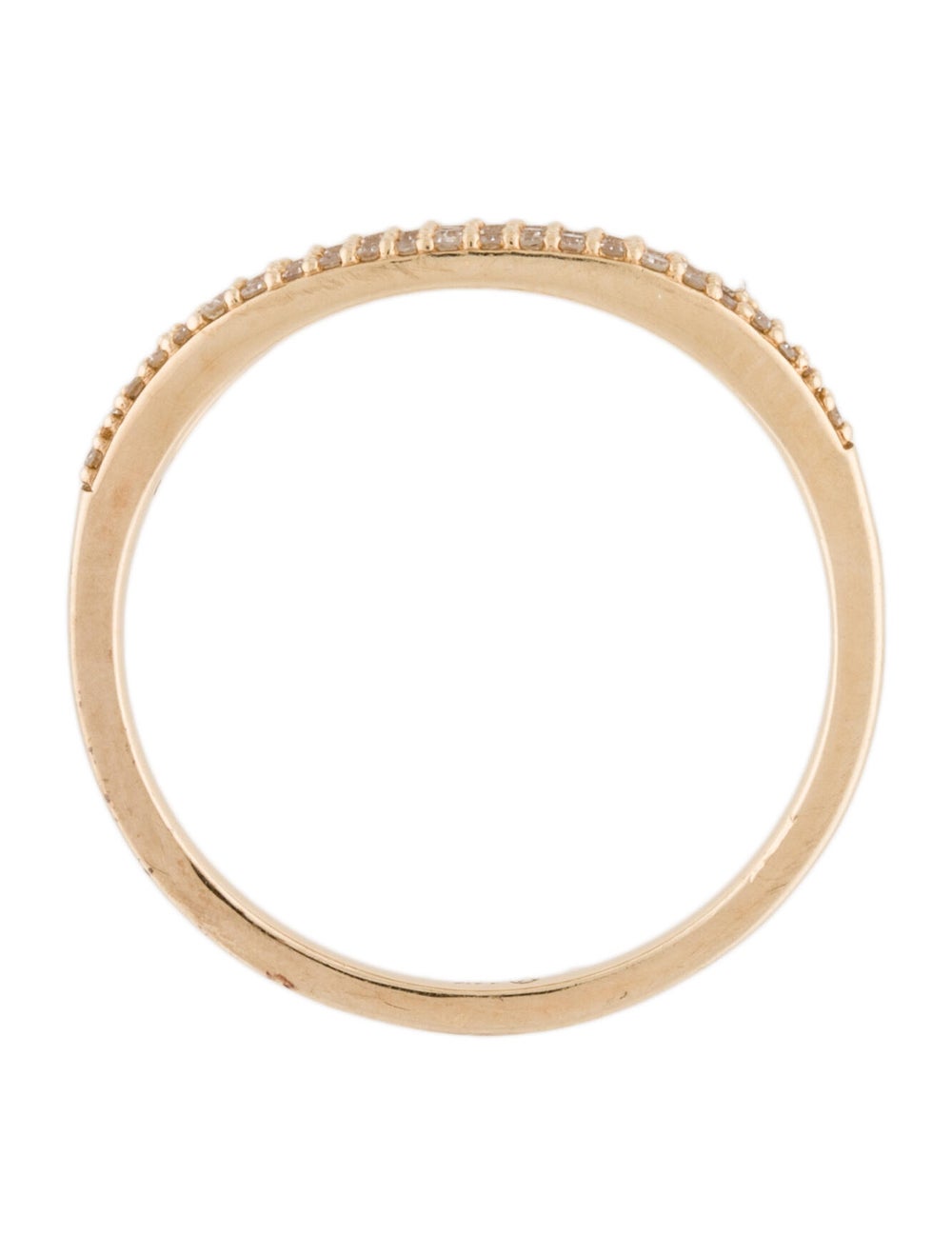 Mejuri 14k Diamond Pavé Diamond Slim Signet Ring Gem