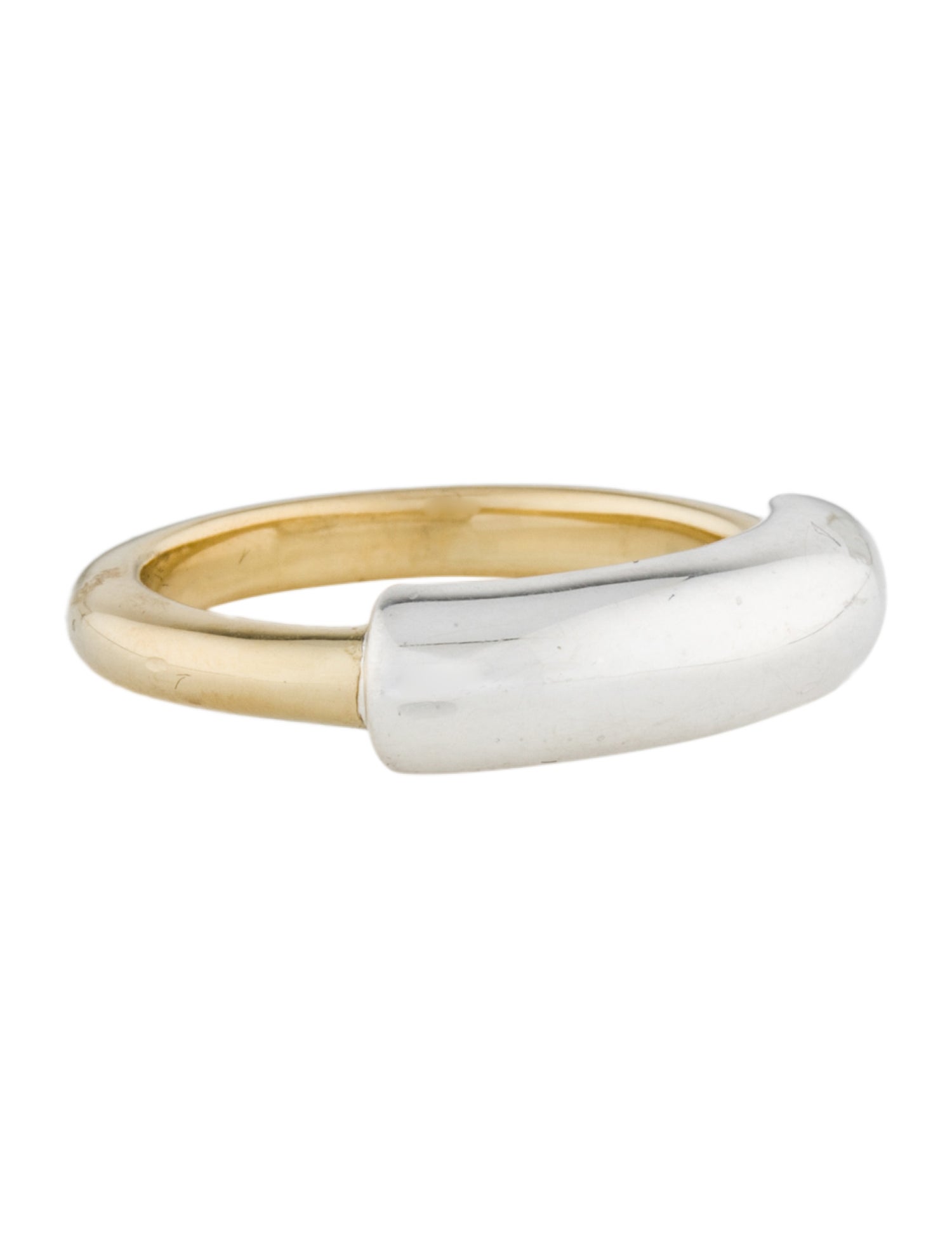 Mejuri Mixed Tube Ring - 18K Vermeil Band, Rings - MEJUR21962 | The ...