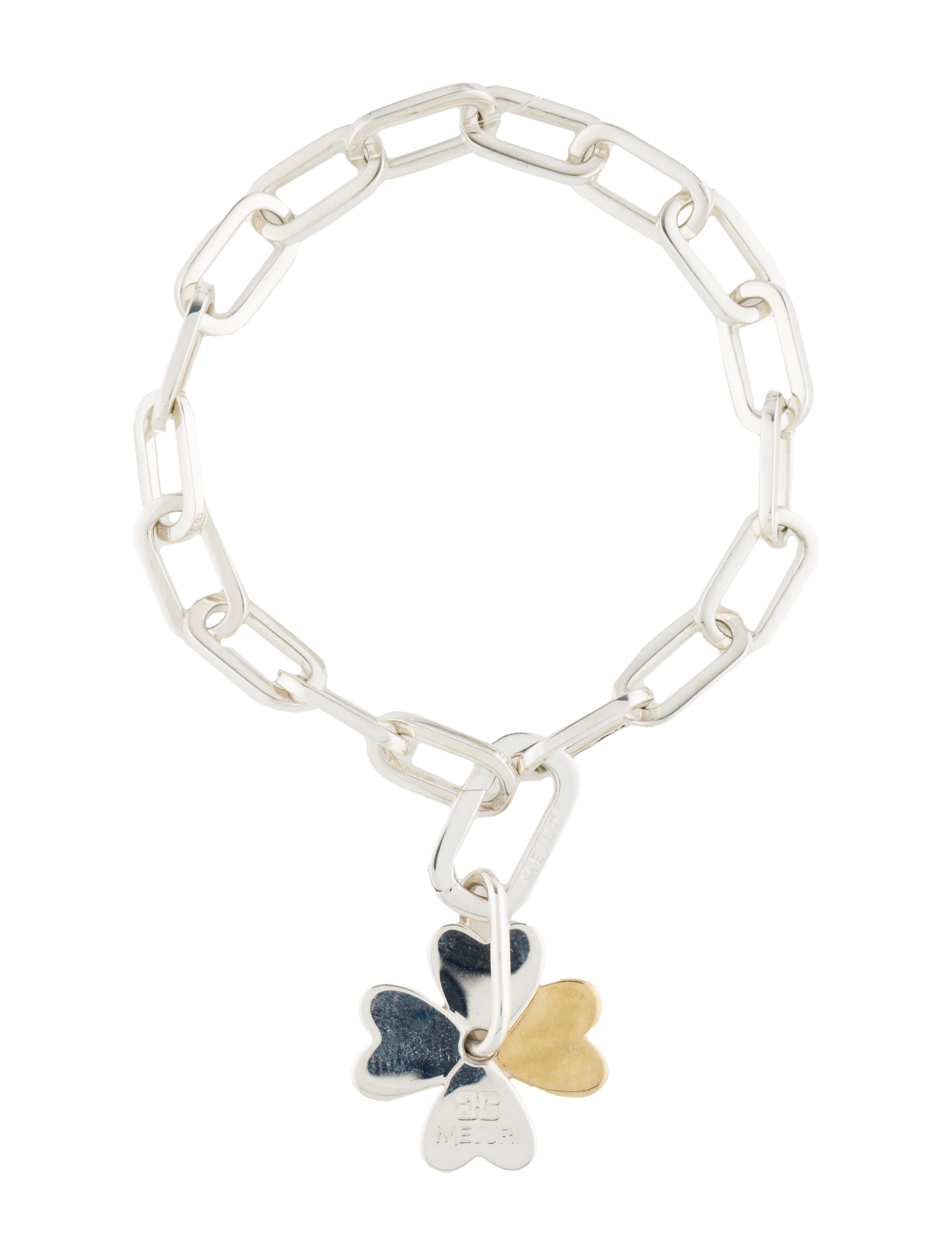 Tiffany & Co. Color Splash Heart Tag Bracelet - Blue, Sterling Silver ...