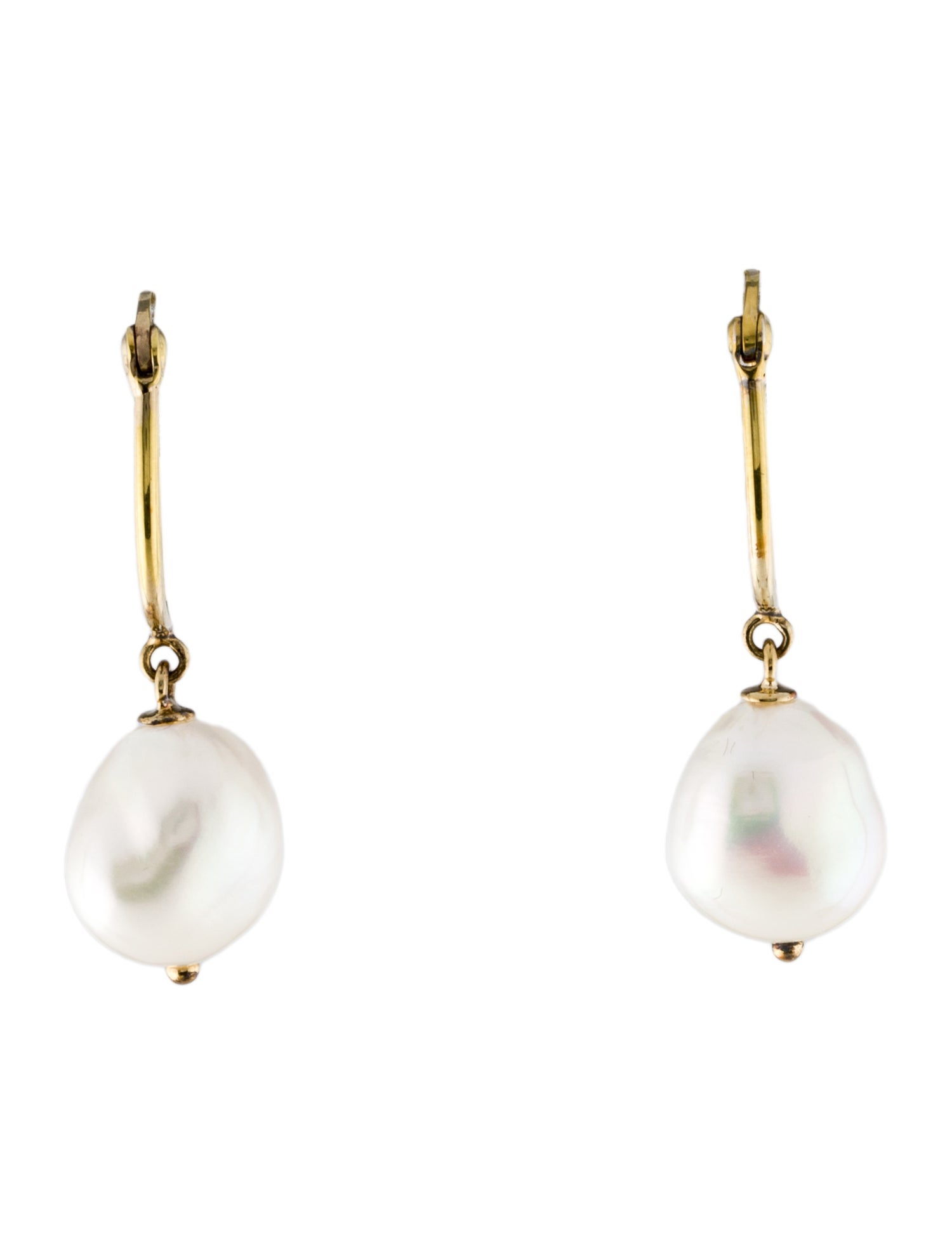 Mejuri Pearl Drop Earrings Sterling Silver Drop Earrings MEJUR22324 The RealReal