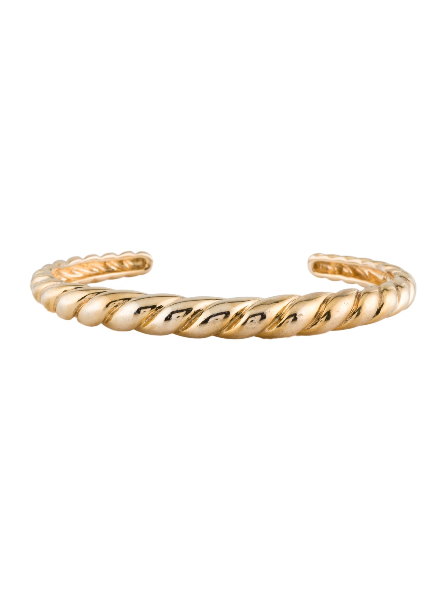 Mejuri Croissant Dôme Cuff Bracelet - 18K Vermeil Cuff, Bracelets - MEJUR23845 | The RealReal