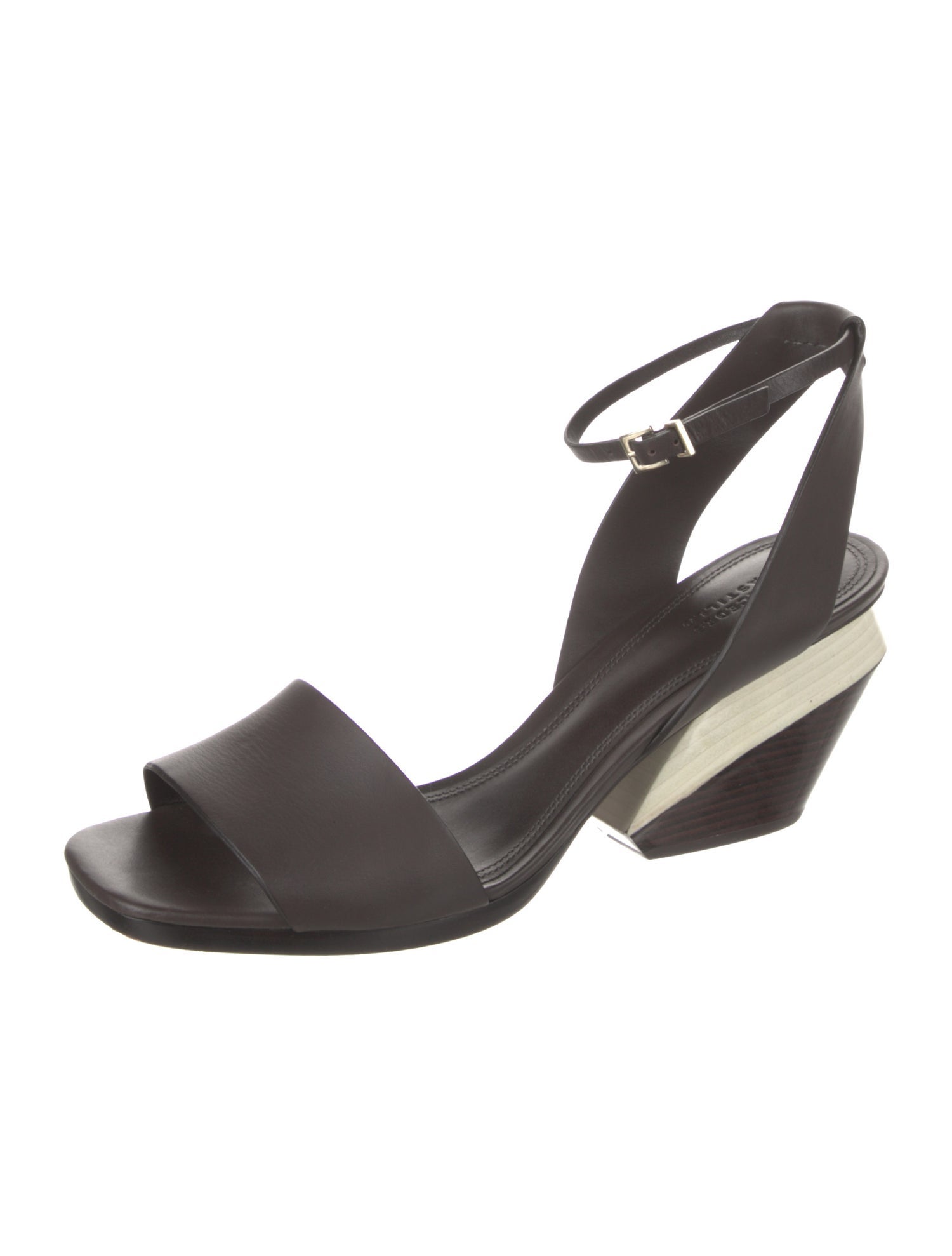 Mercedes Castillo Leather Slingback Sandals - Sandals, Shoes | The RealReal