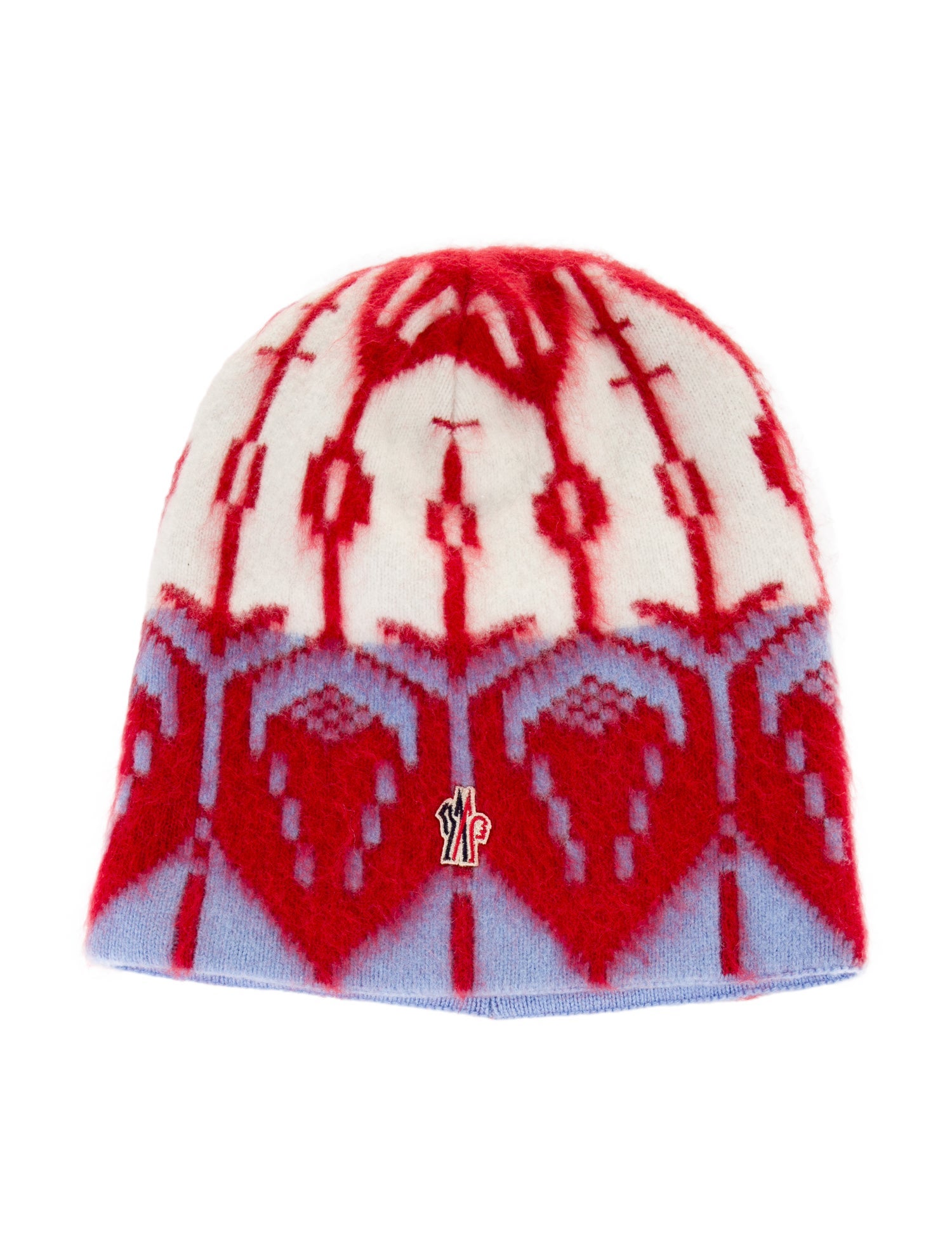 Moncler Grenoble Wool Pattern Beanie - Neutrals Hats, Accessories ...