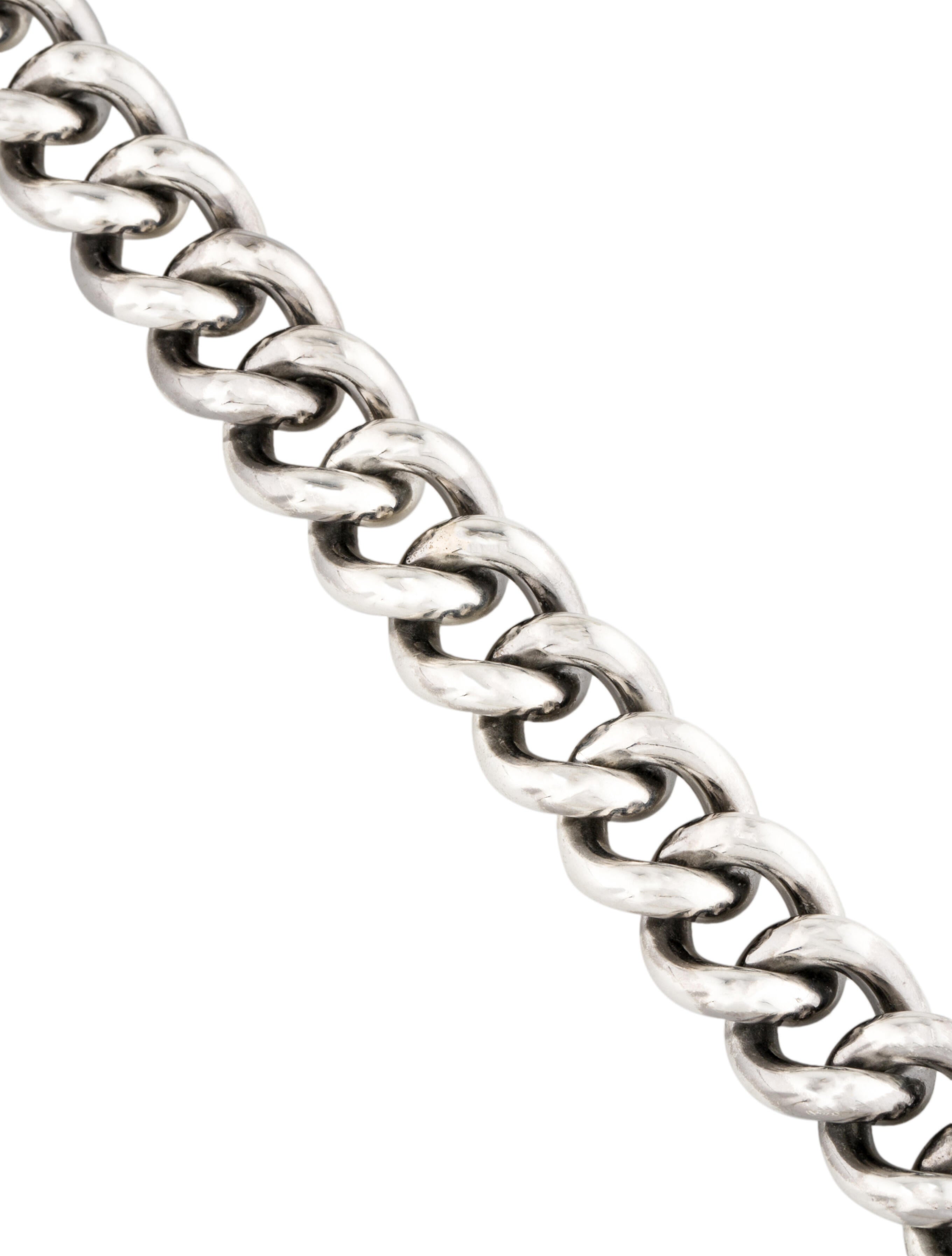 Marla Aaron Mega Curb Chain Bracelet - Sterling Silver Link, Bracelets ...