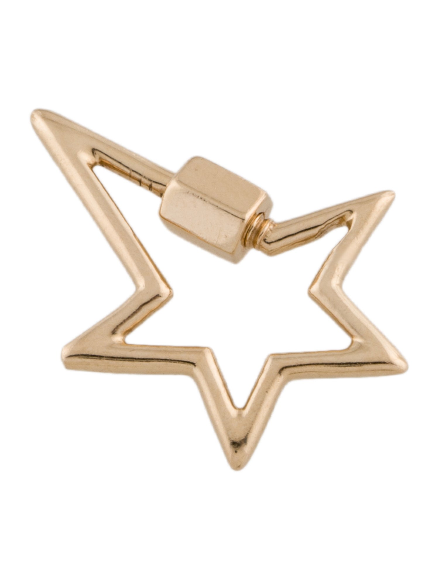 Marla Aaron 14K Starlock Pendant - 14K Rose Gold Pendant Necklace ...